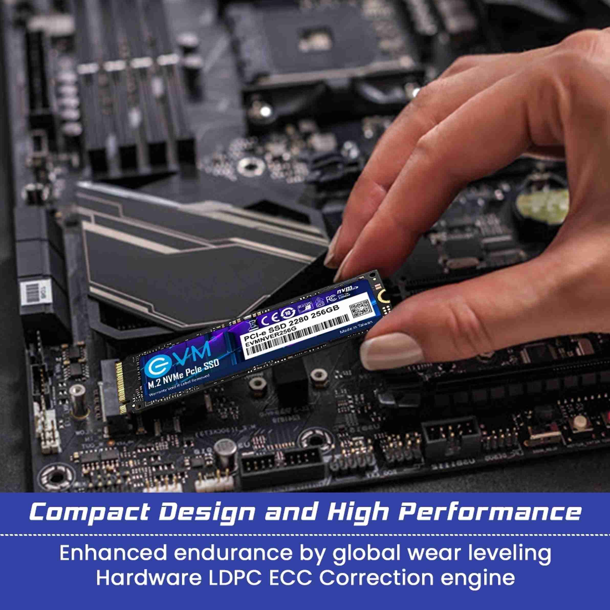 EVM NVME 256 GB Desktop, Laptop, Servers, Network Attached Storage ...