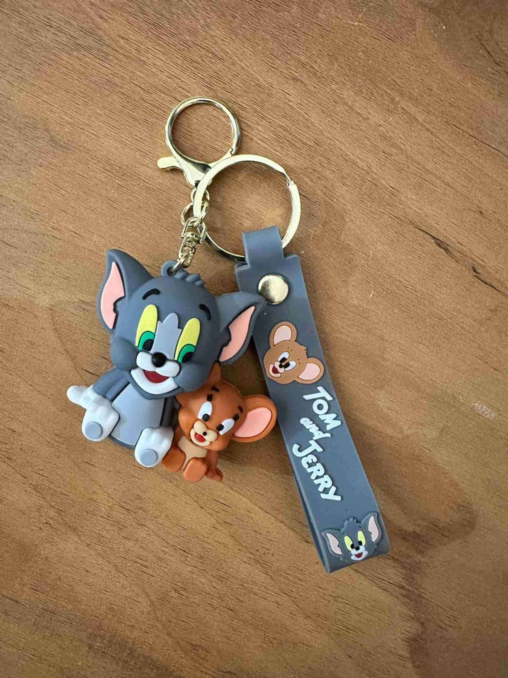 gadgetschroma Tom & Jerry Silicone Cartoon Keychain for Kids & Adults ...