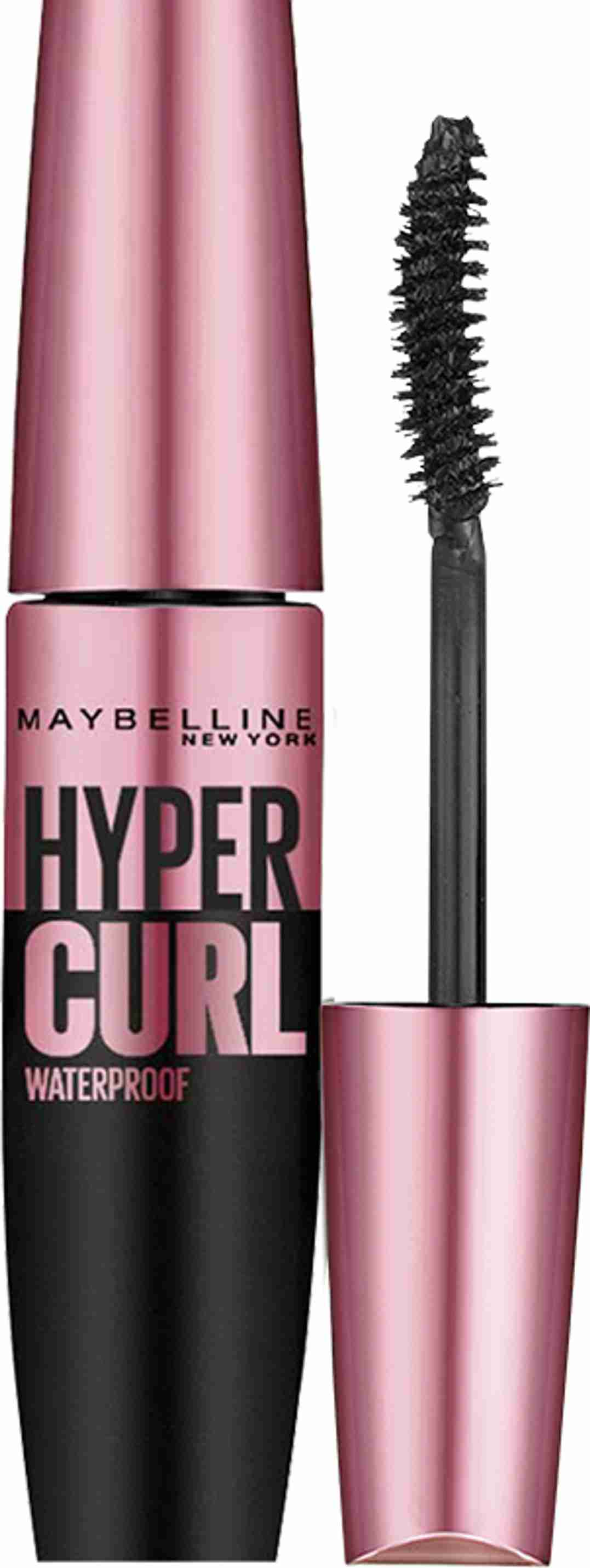MAYBELLINE NEW YORK Hypercurl Waterproof Mascara, Longlasting, Curls ...