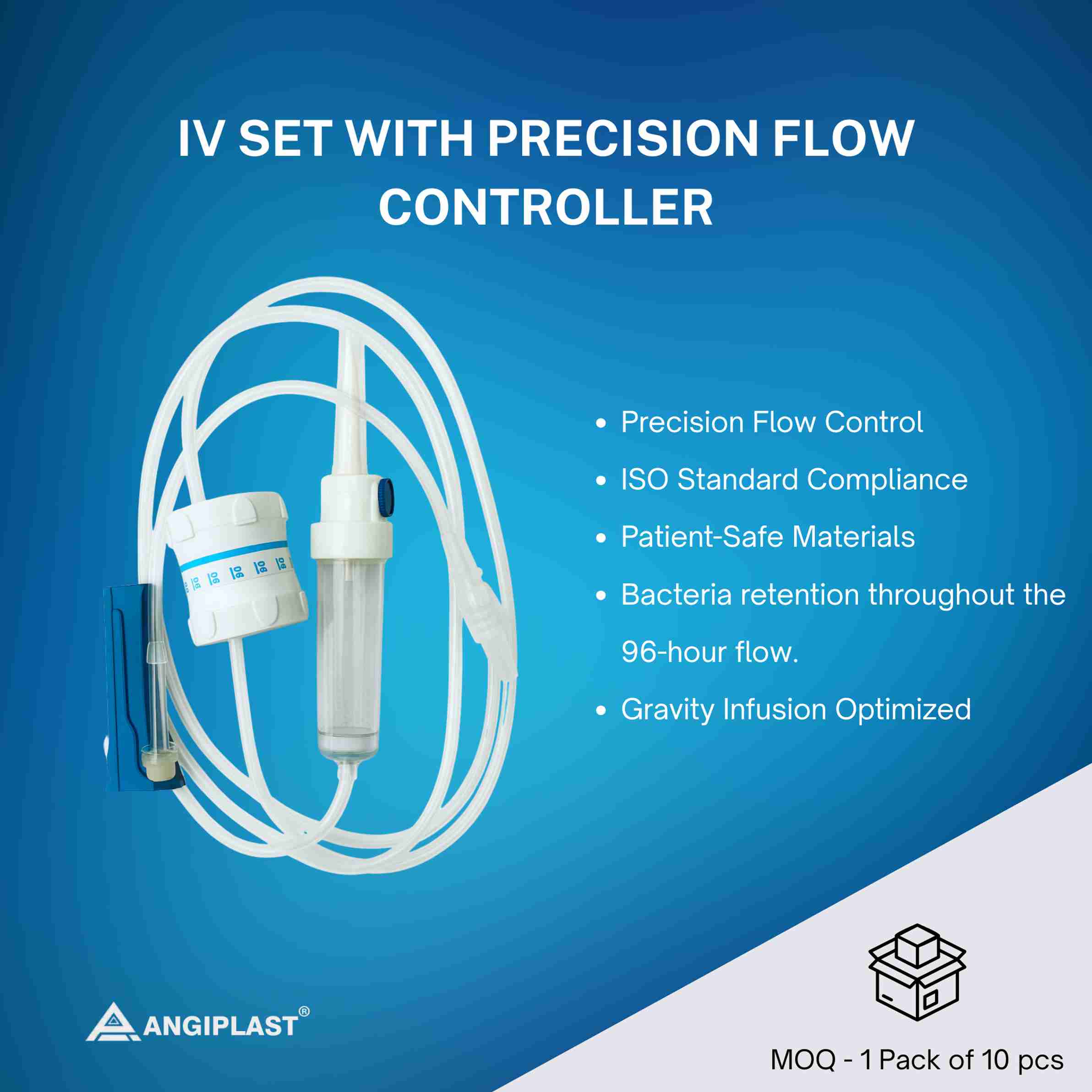 Angeltouch IV Infusion Set with Precision Flow Controller | Sterile ...