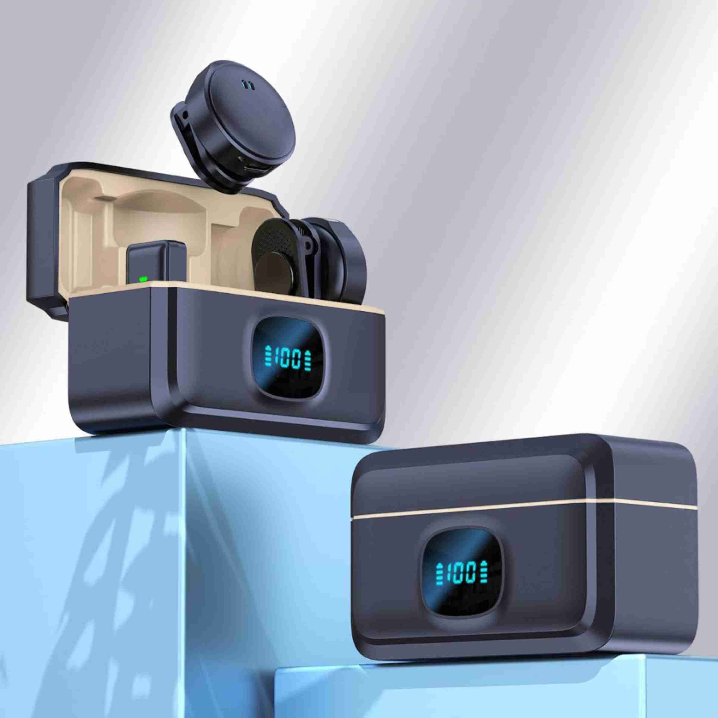 SYARA Q8 Wireless Lavalier Microphone with Magnetic Clip For Vlogging ...