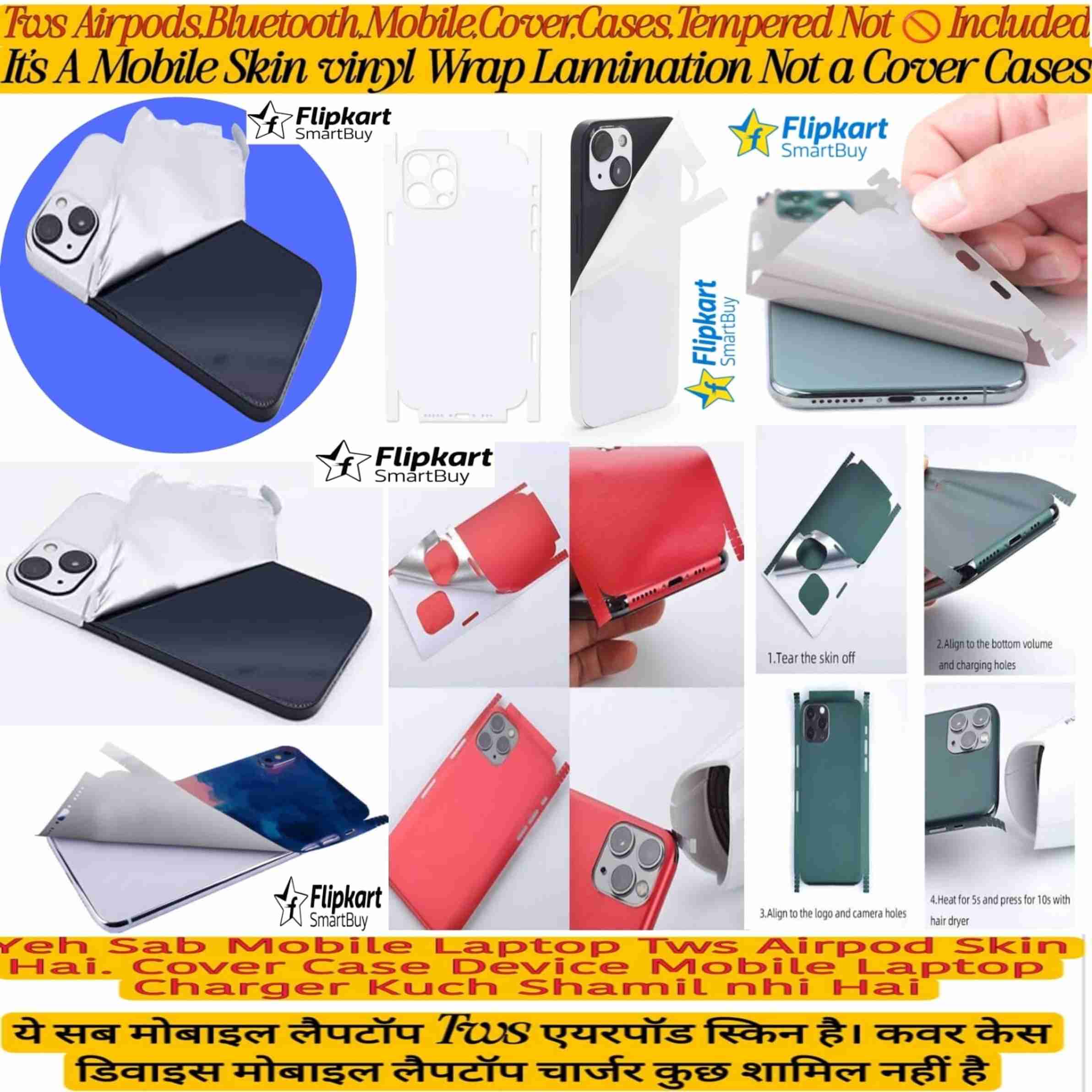 Flipkart SmartBuy CMF by nothing bud skin sticker super matte finish ...