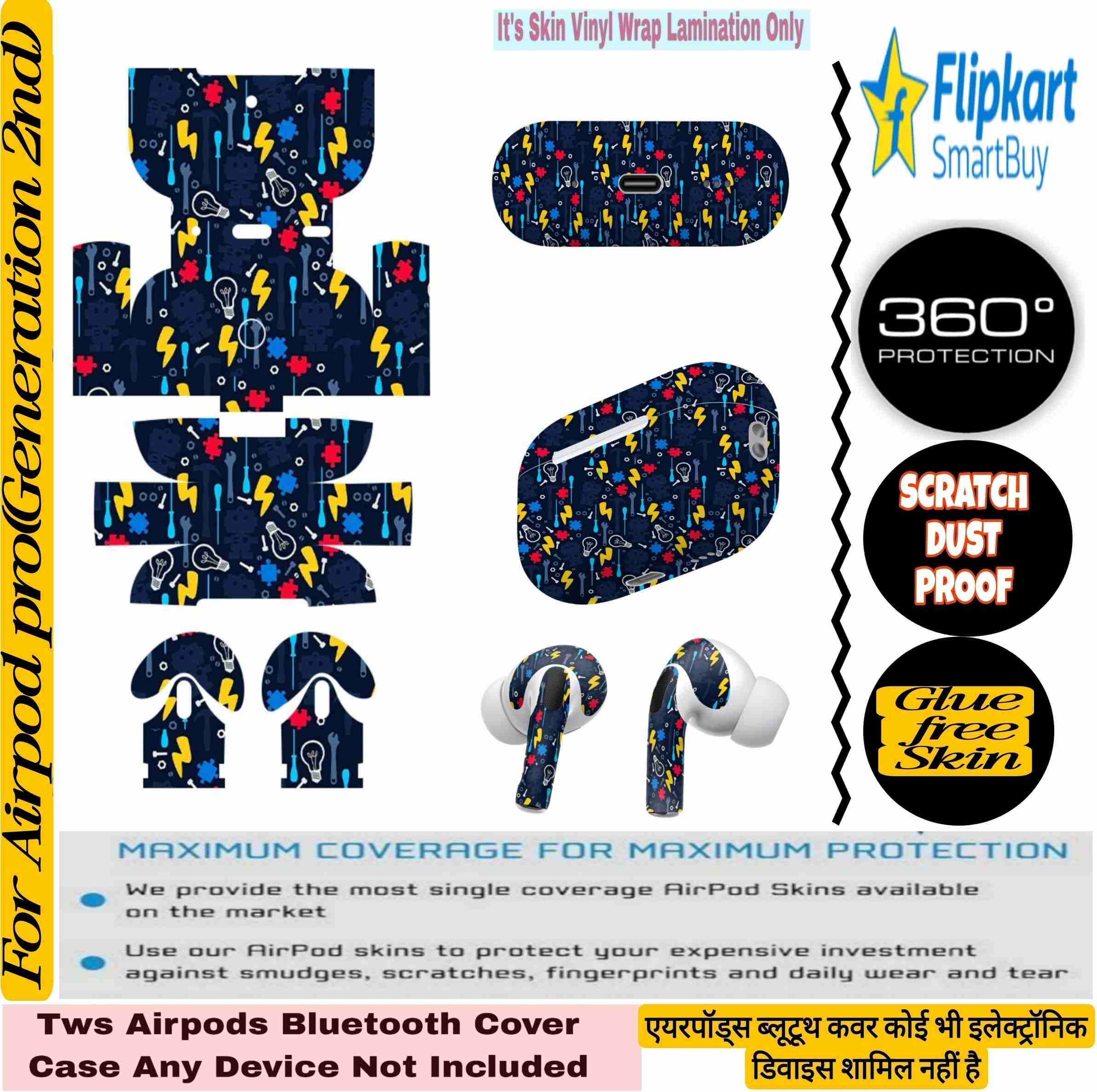 Flipkart SmartBuy AIRPOD PRO SKIN 2ND GEN electric bulb bijli shade ...