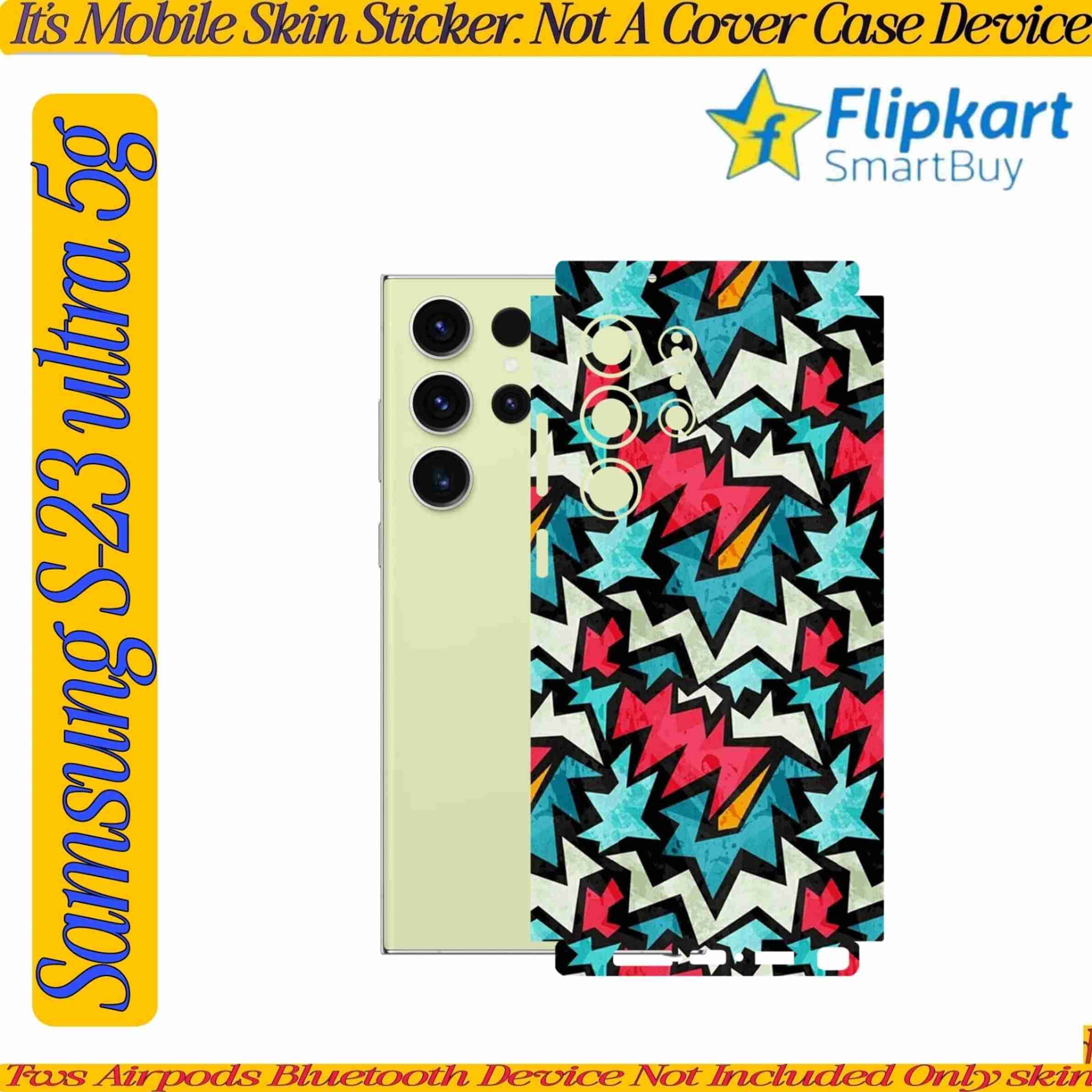 Flipkart SmartBuy samsung s23 ultra 5g mobile skin spark rd blu 19 ...