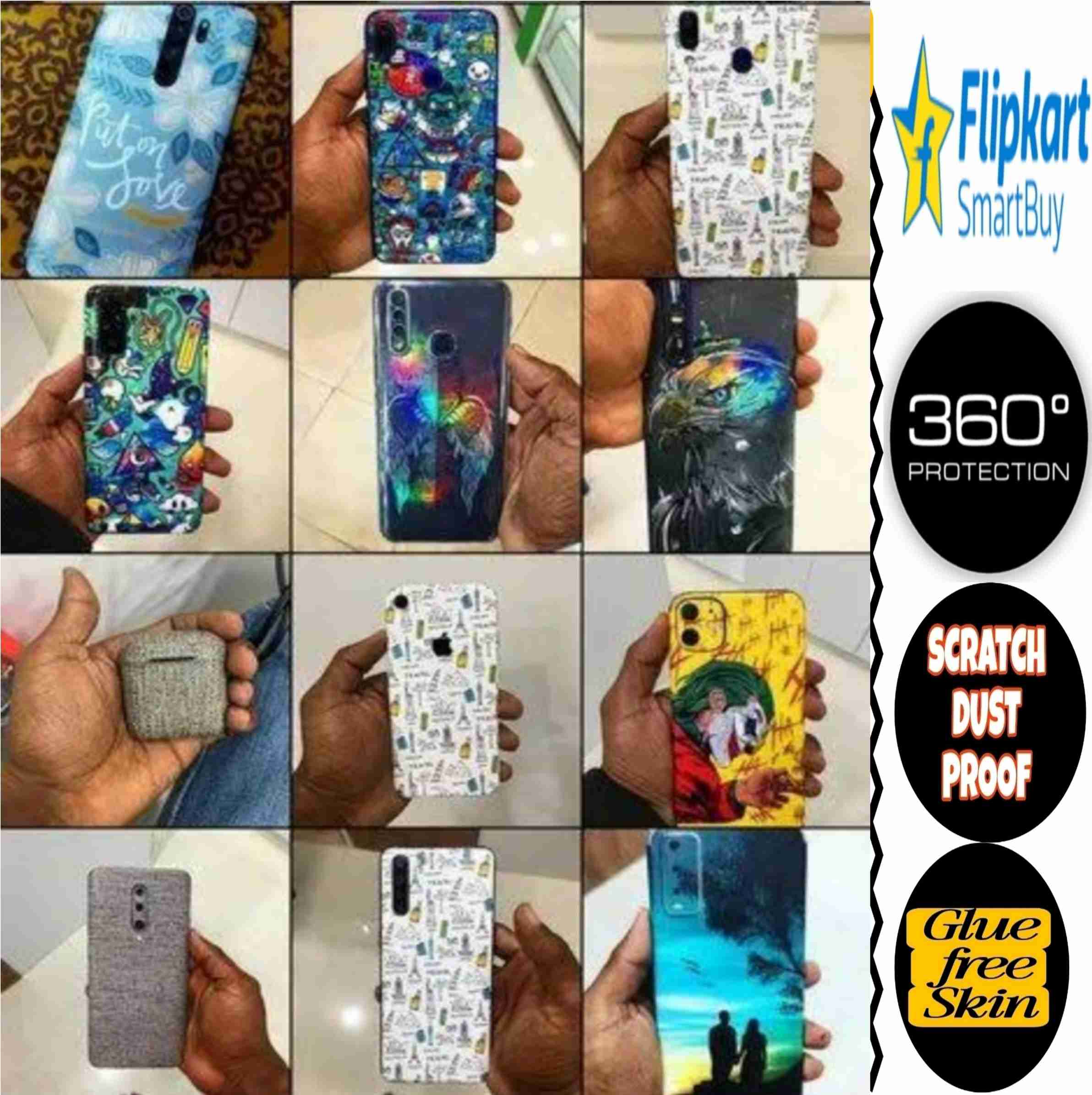 Flipkart SmartBuy COMPETABLE FOR I PHONE 14 PLUS MOBILE SKIN(BACK+SIDE ...