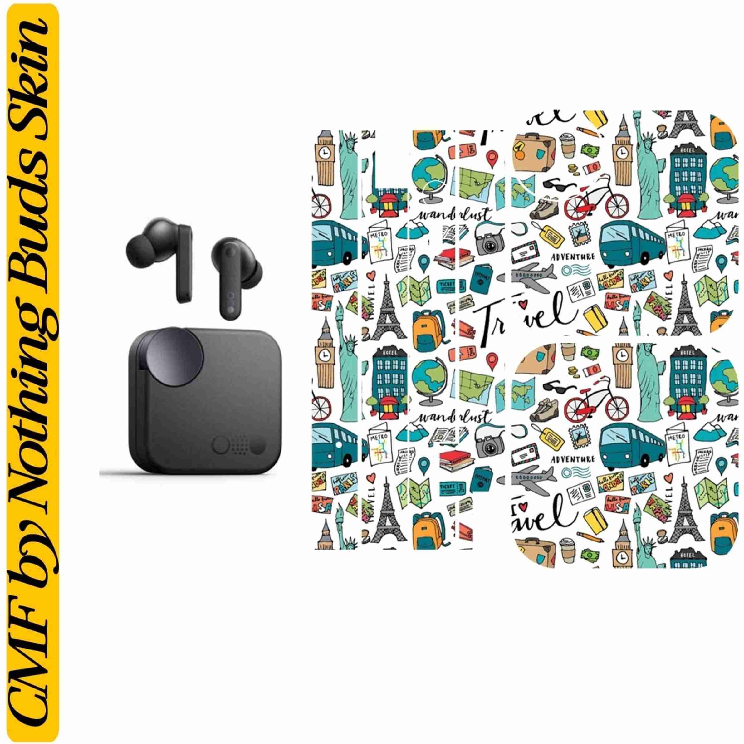 Flipkart SmartBuy CMF by nothing bud skin sticker super matte finish ...