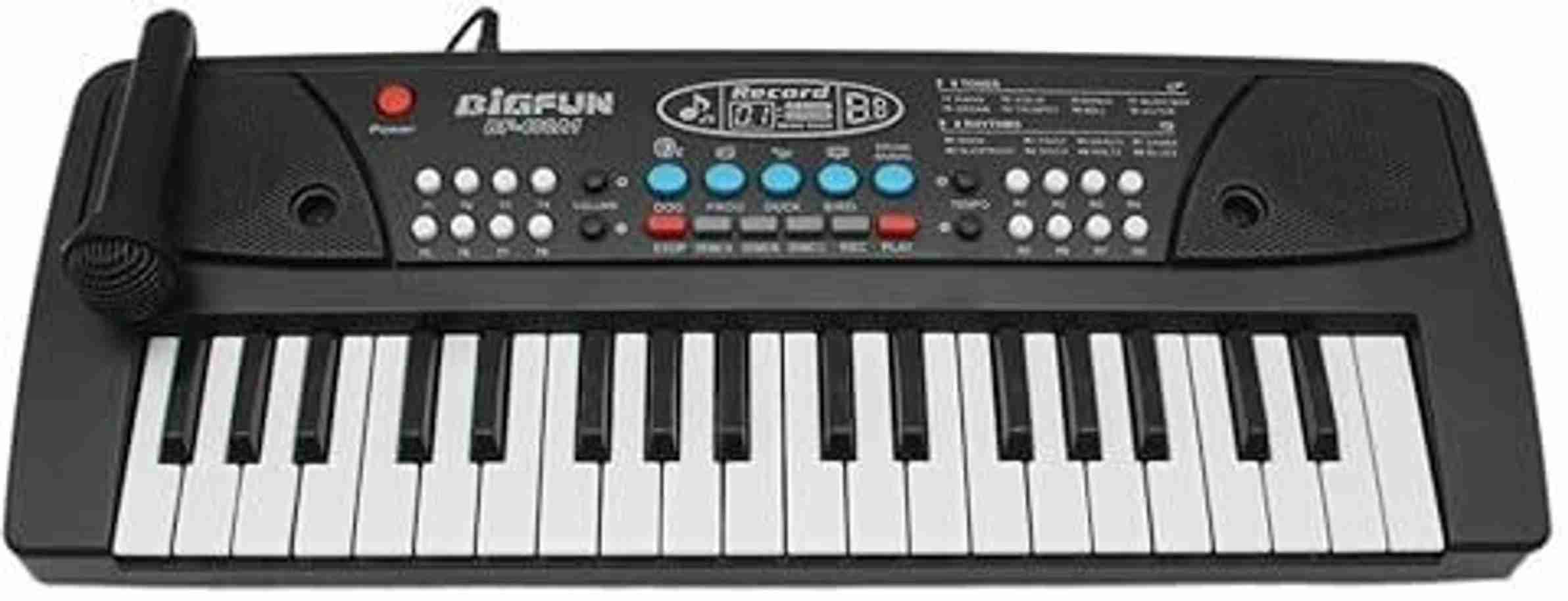 SNM97 37-Key Musical Piano Keyboard with Microphone 430A1 Song Record ...