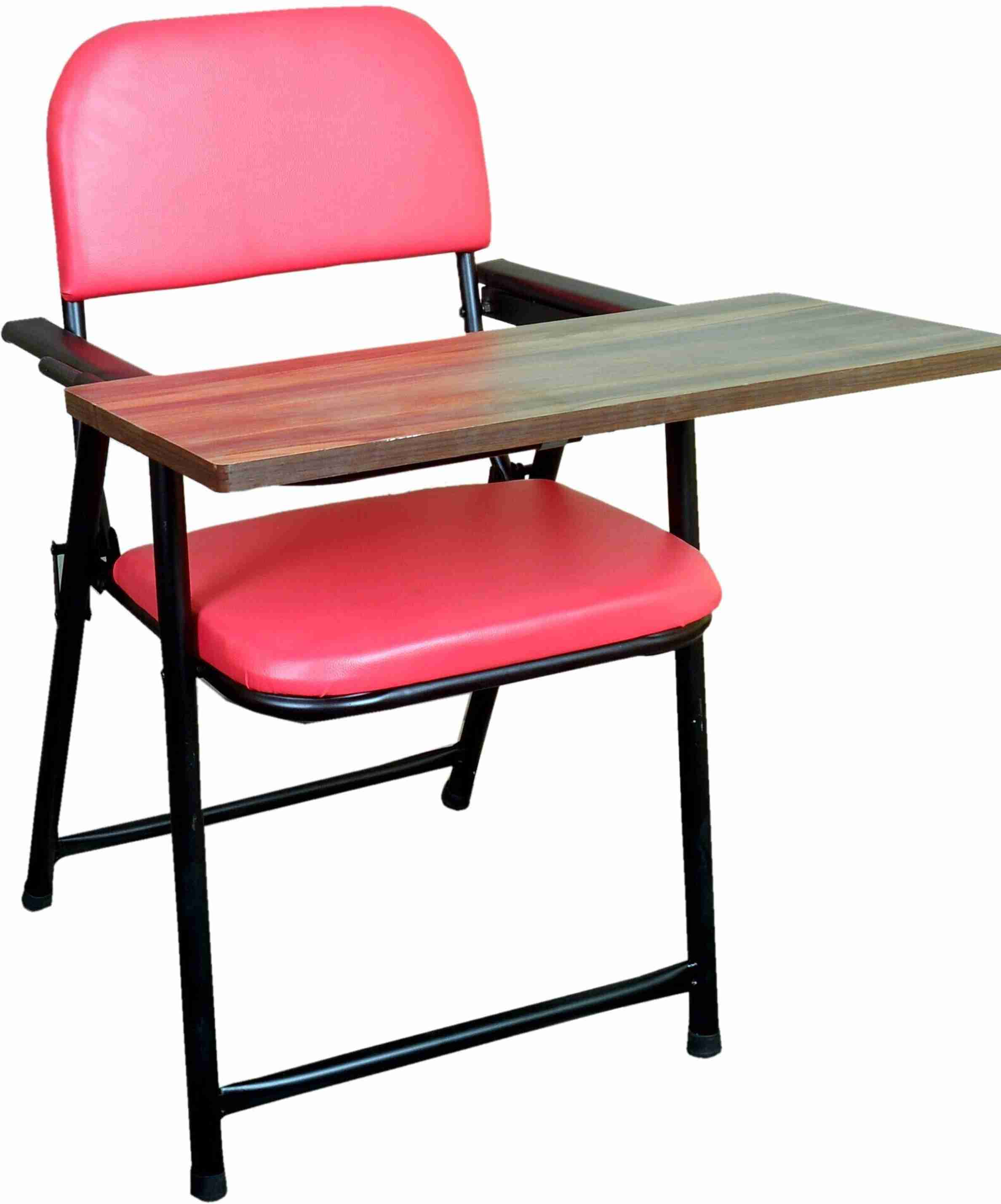 FURNIMAX Leatherette Folding Study Chair With Cushion & Adjustable ...