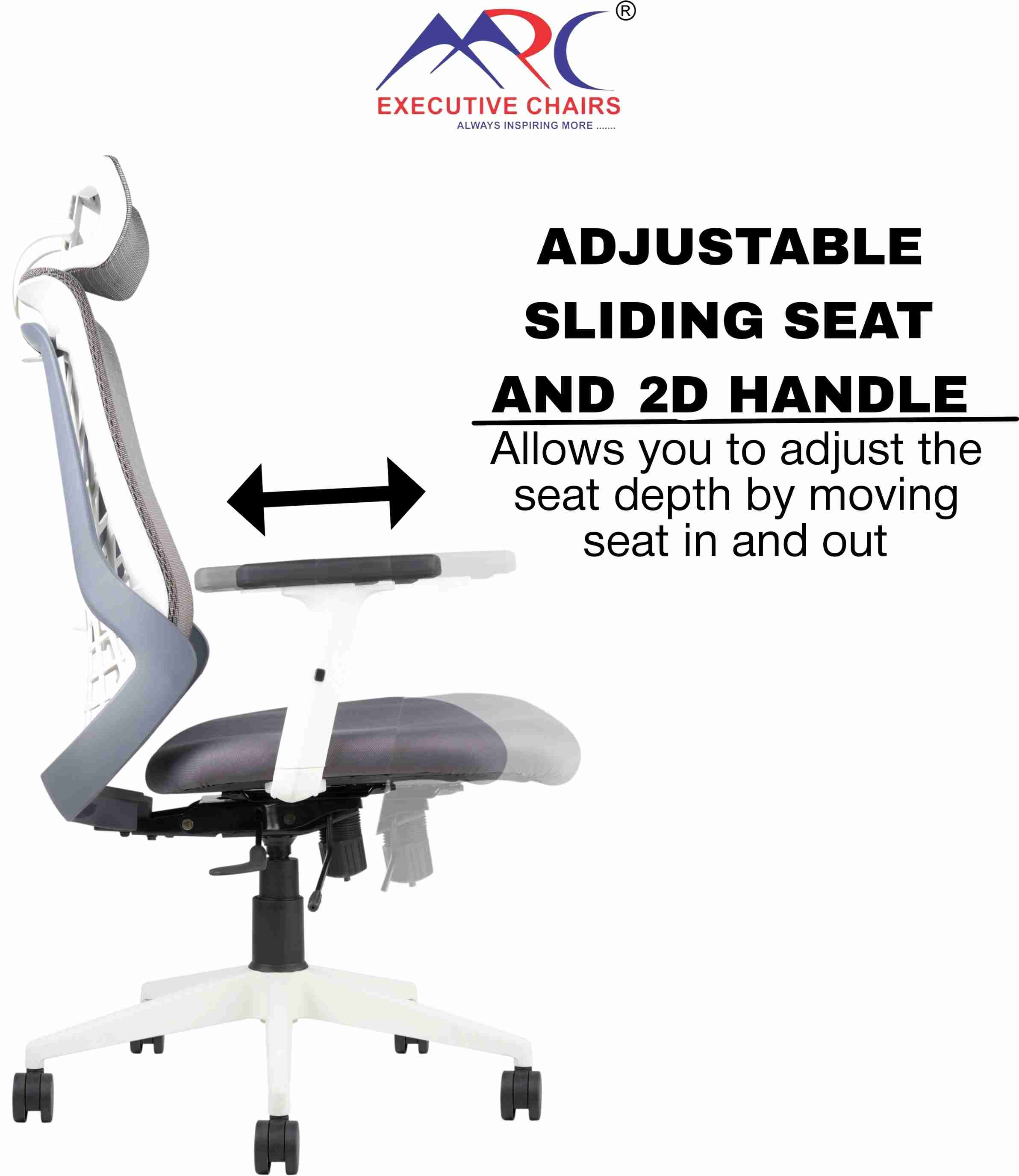MRC Executive Chairs Spider Ergonomic with Sliding seat Mechanism ...