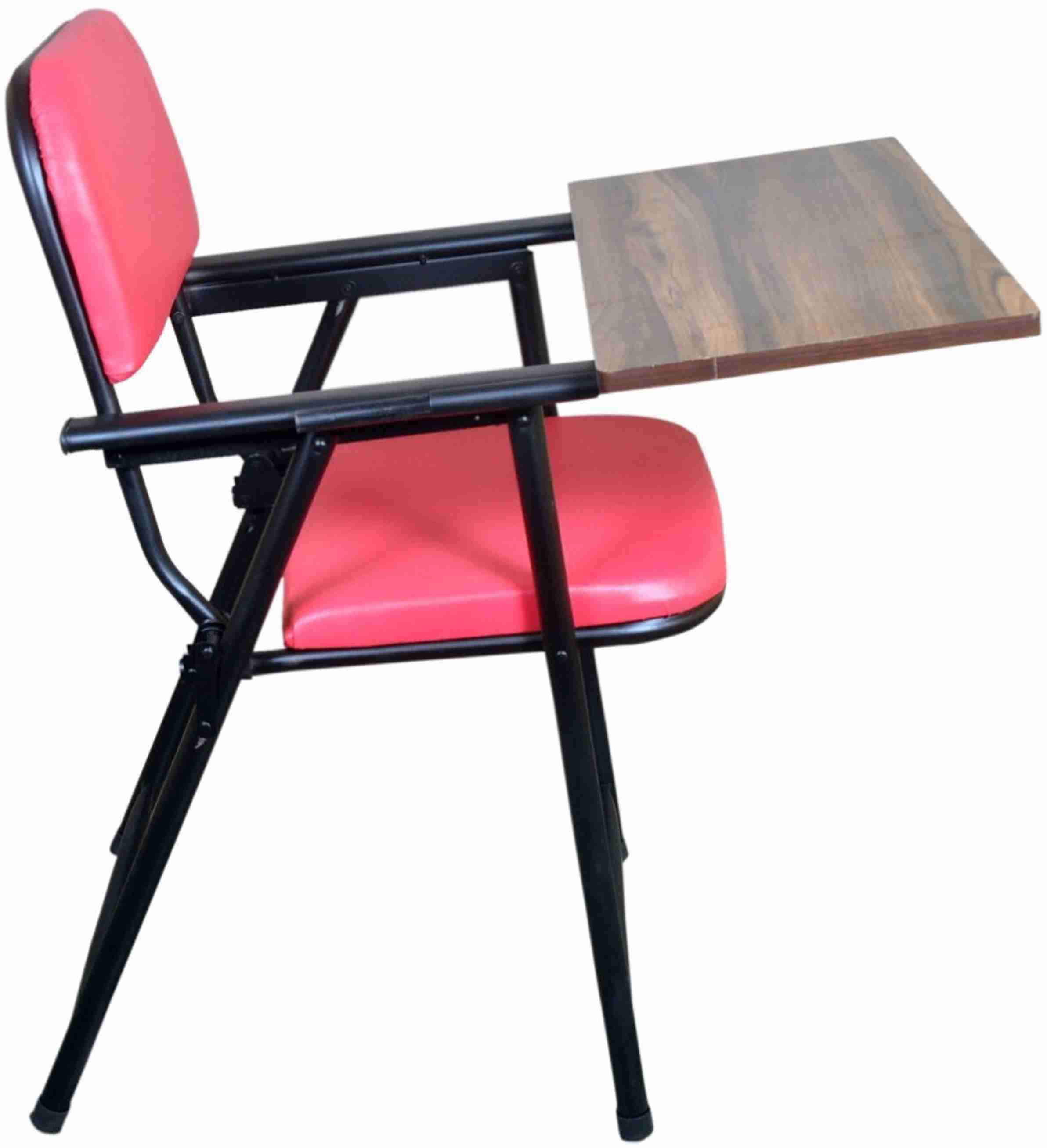 FURNIMAX Leatherette Folding Study Chair With Cushion & Adjustable ...