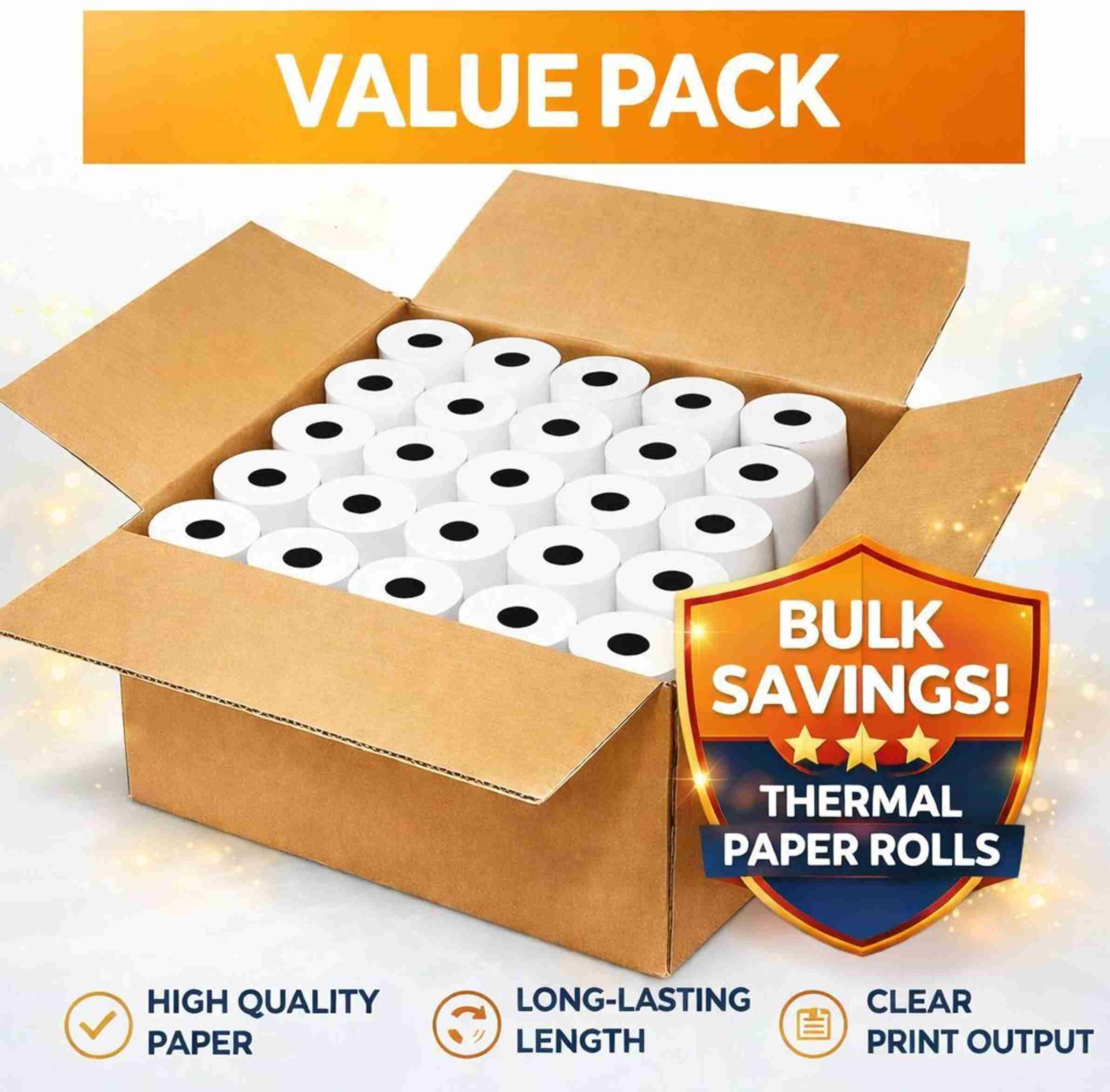 HITECH Hitech Thermal Paper Rolls (Pack Of 10 Rolls) 2 inch/58mm Width ...