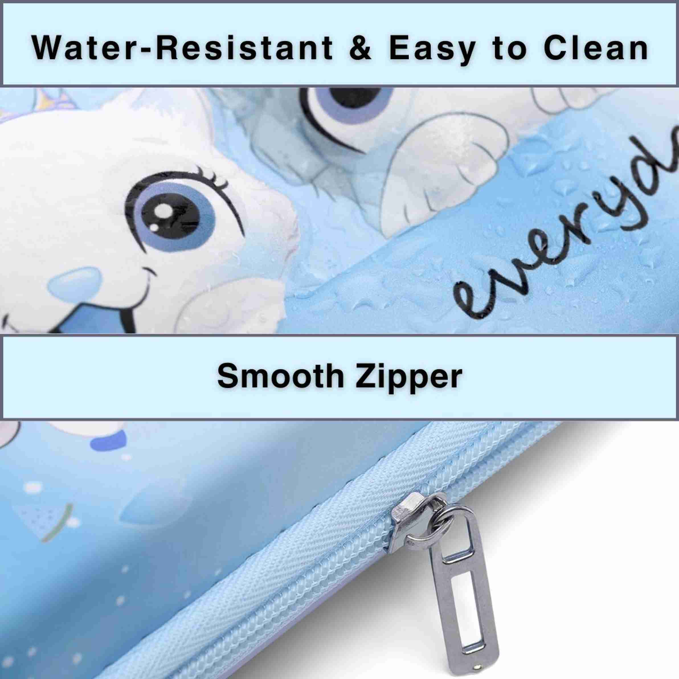 Flipkart.com | Givni Mart 3D Blue Cat Embossed Pencil Pouch for Kids ...