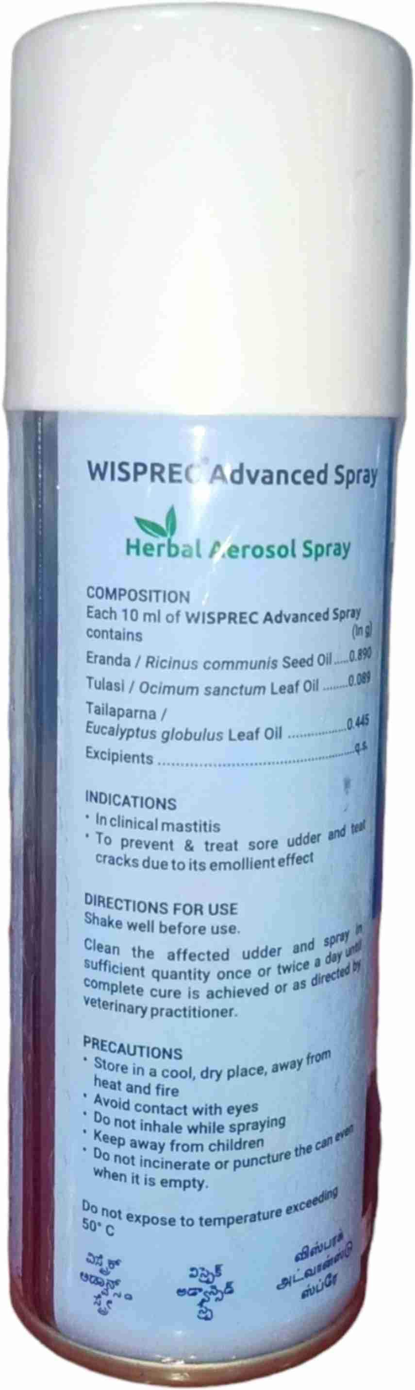 ADILAID Wisprec A++ Fast Acting Anti Inflammatory Spray for Mastitis ...