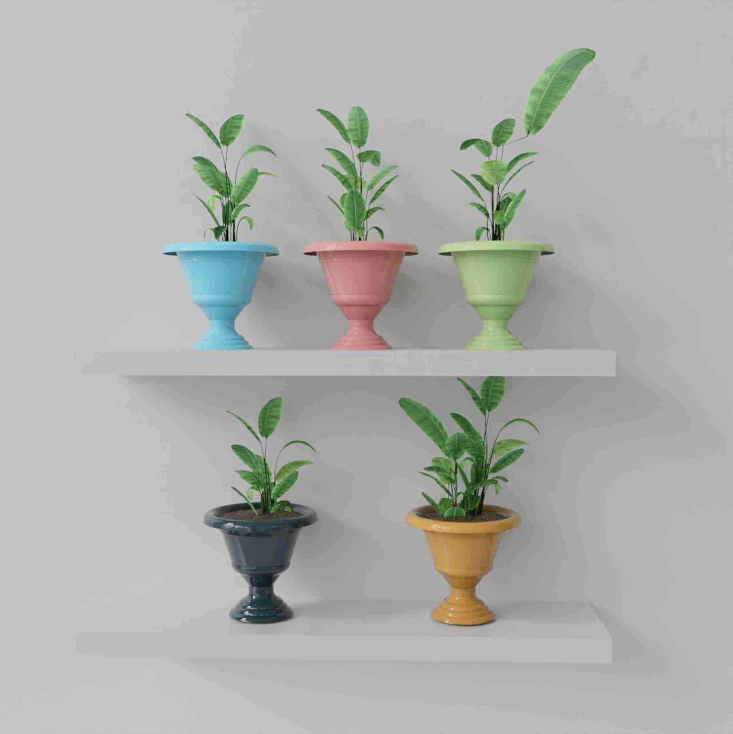 TechHark 9.5" Inch Pear Shaped Flower Pot For Home And Garden Luxury ...