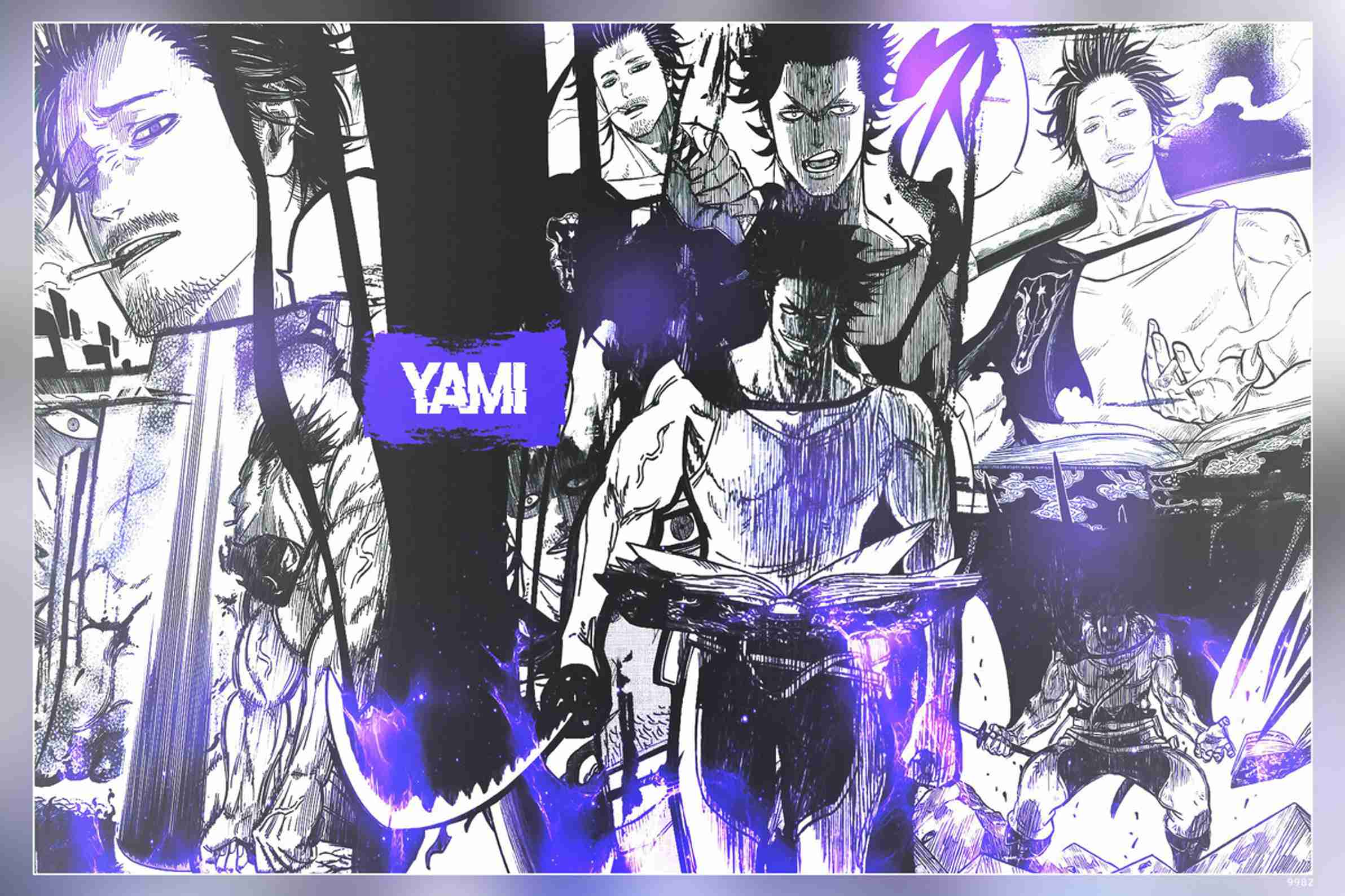 Black Clover Yami Sukehiro Anime Boys Matte Finish Poster Paper Print ...