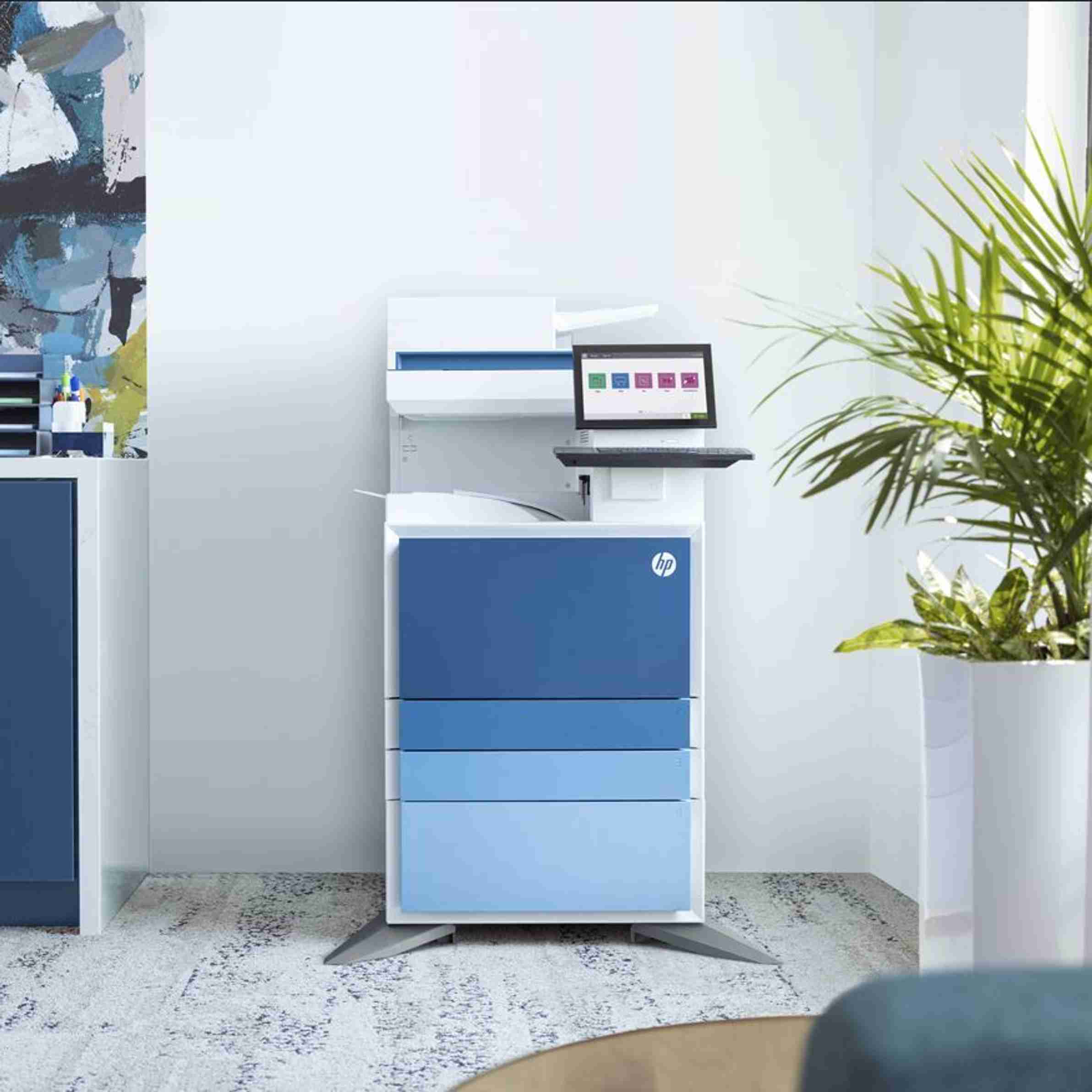 HP LaserJet Managed MFP E78635dn Multi-function Color Laser Printer ...