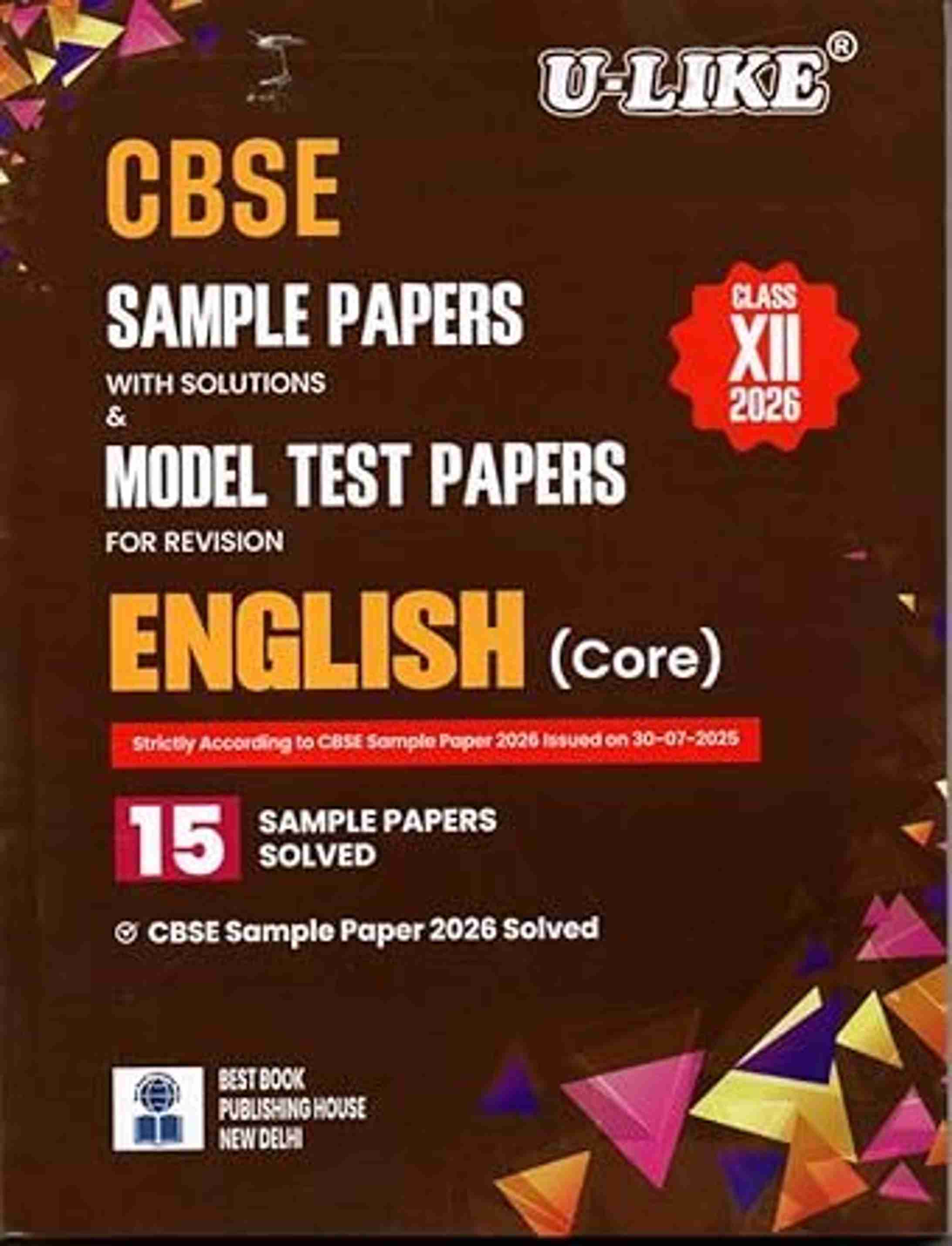 U-Like CBSE Class12 English Core 15 Sample Papers (With Solution ...