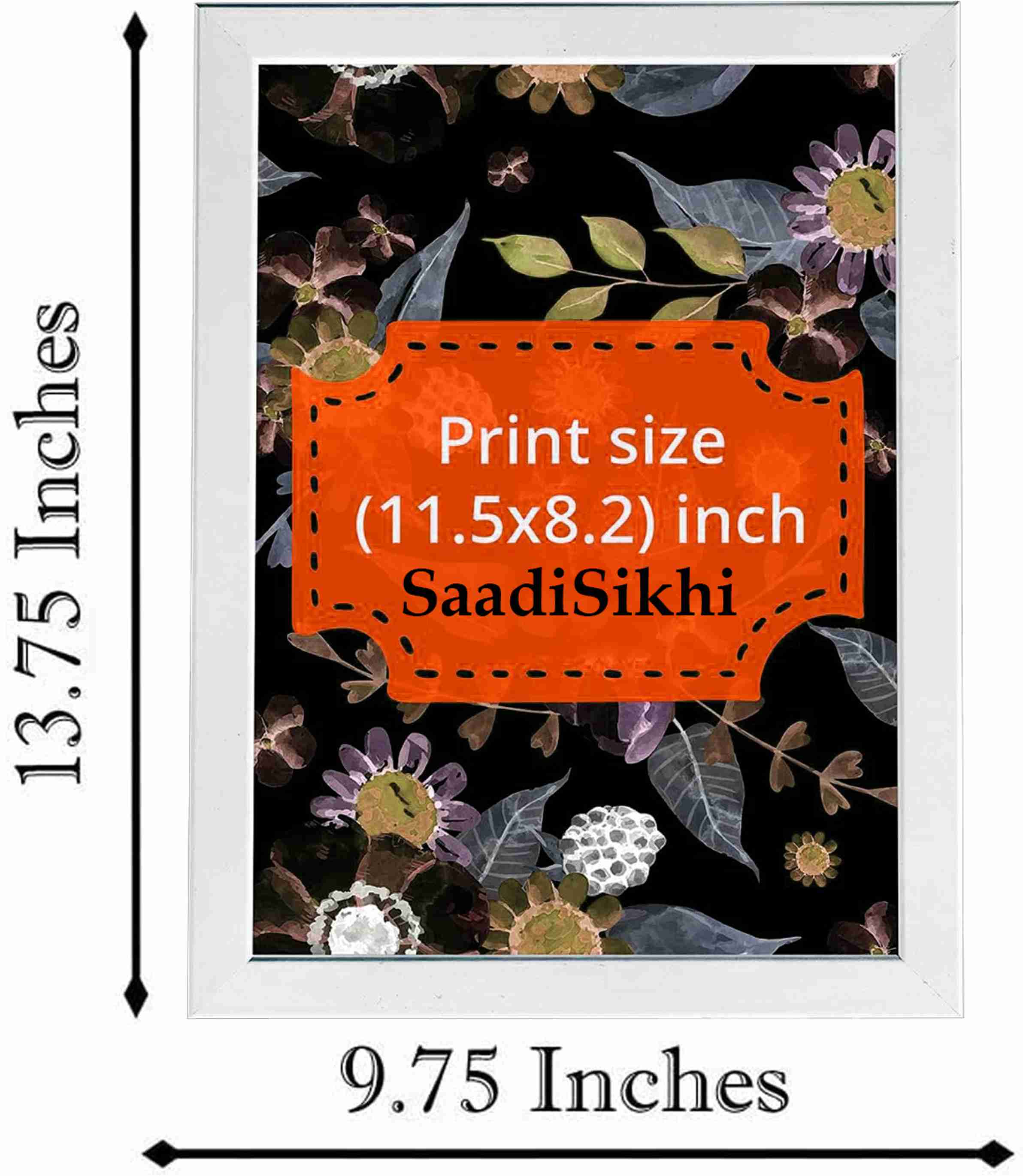 SAADISIKHI Om Asato Ma Hindi Prayer Religious WallDecor Meditation Room ...