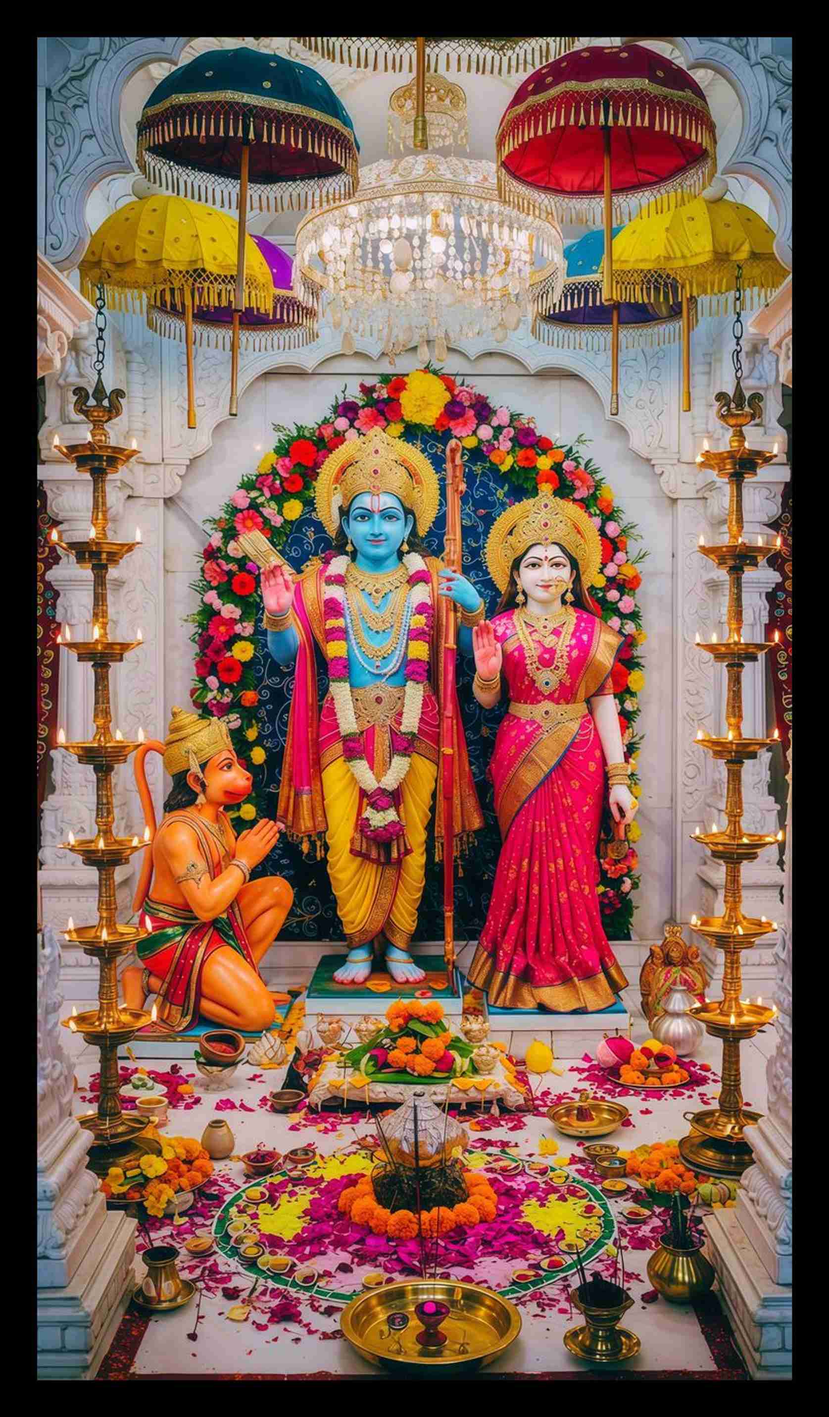 SHYAM PHOTO FRAMING Religious Photo Frame, coated Lamination Religious ...