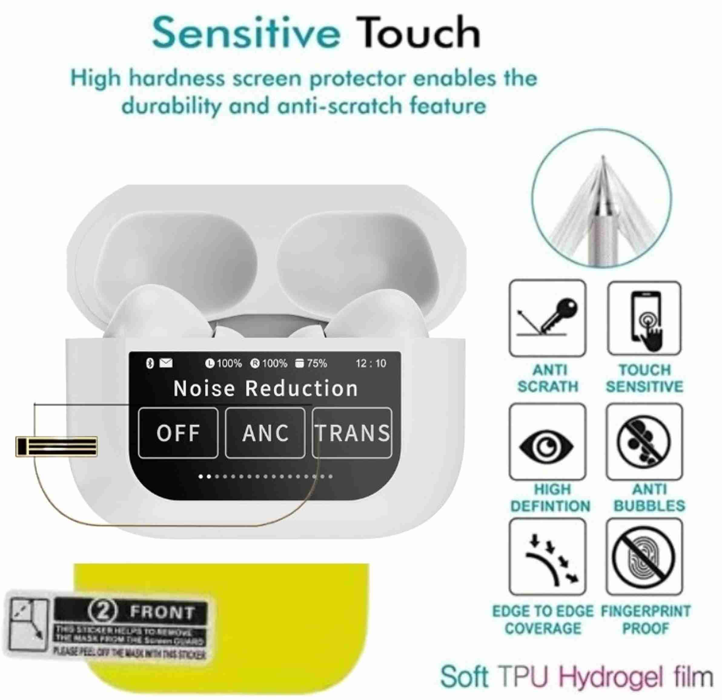 Earbuds VD Nano Glass for Hammer Screen TWS with ANC + ENC Bluetooth ...