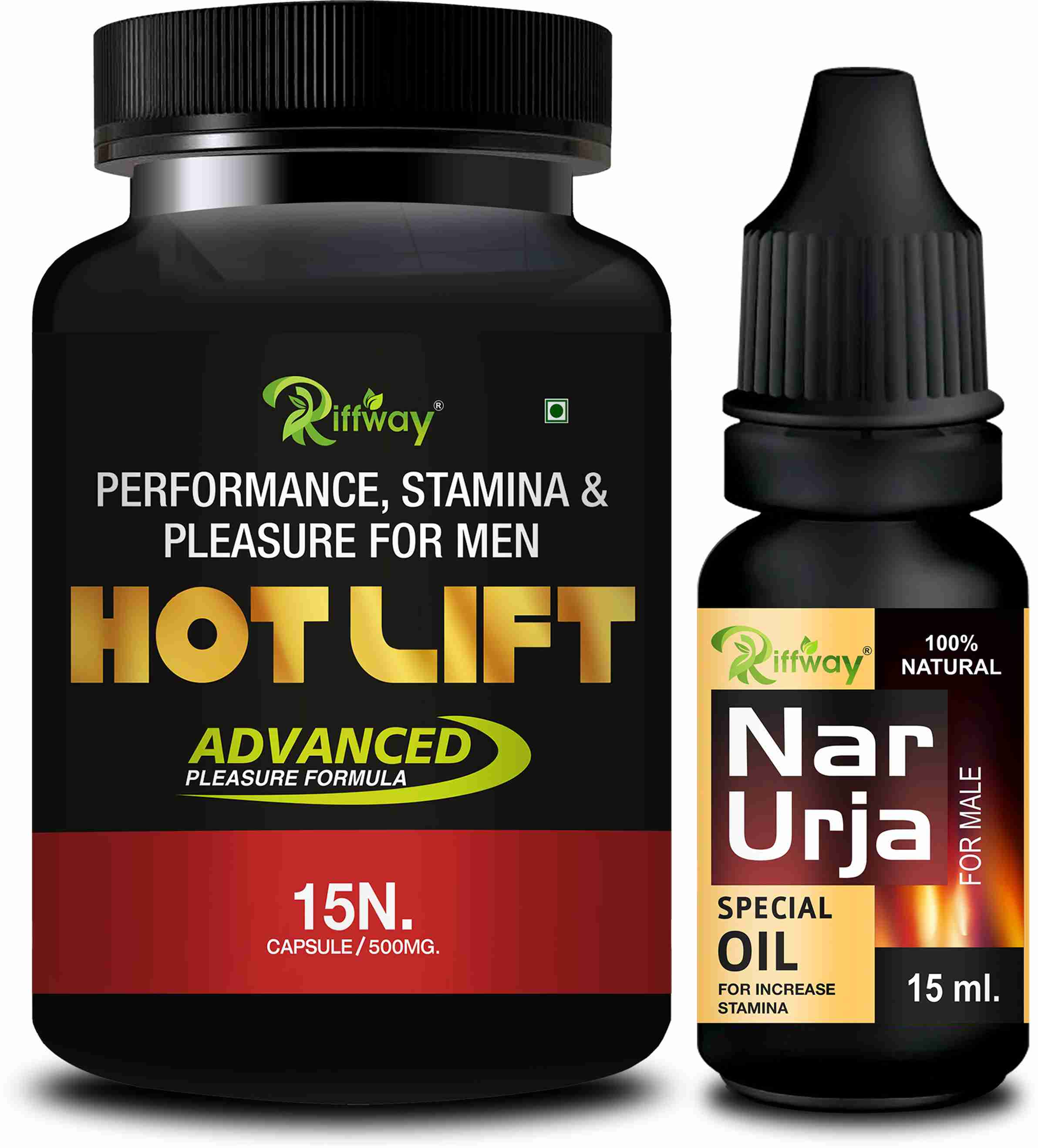Riffway Hot Lift Dava & Narurja Oil For Men S=xual Timing Boosts ...