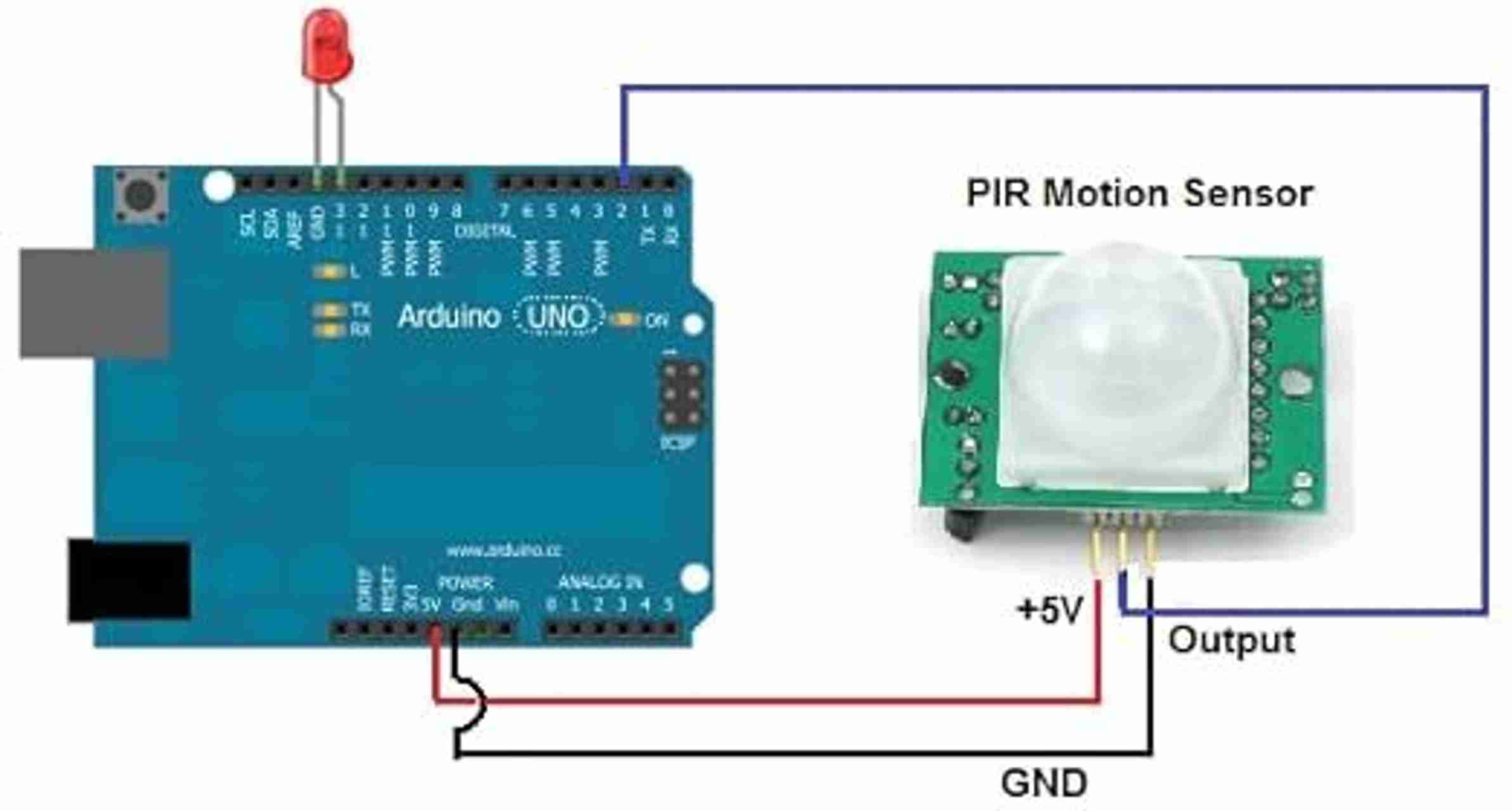 R&D HC-SR501 PIR Motion Sensor PACK OF 10 Power Supply Electronic Hobby ...