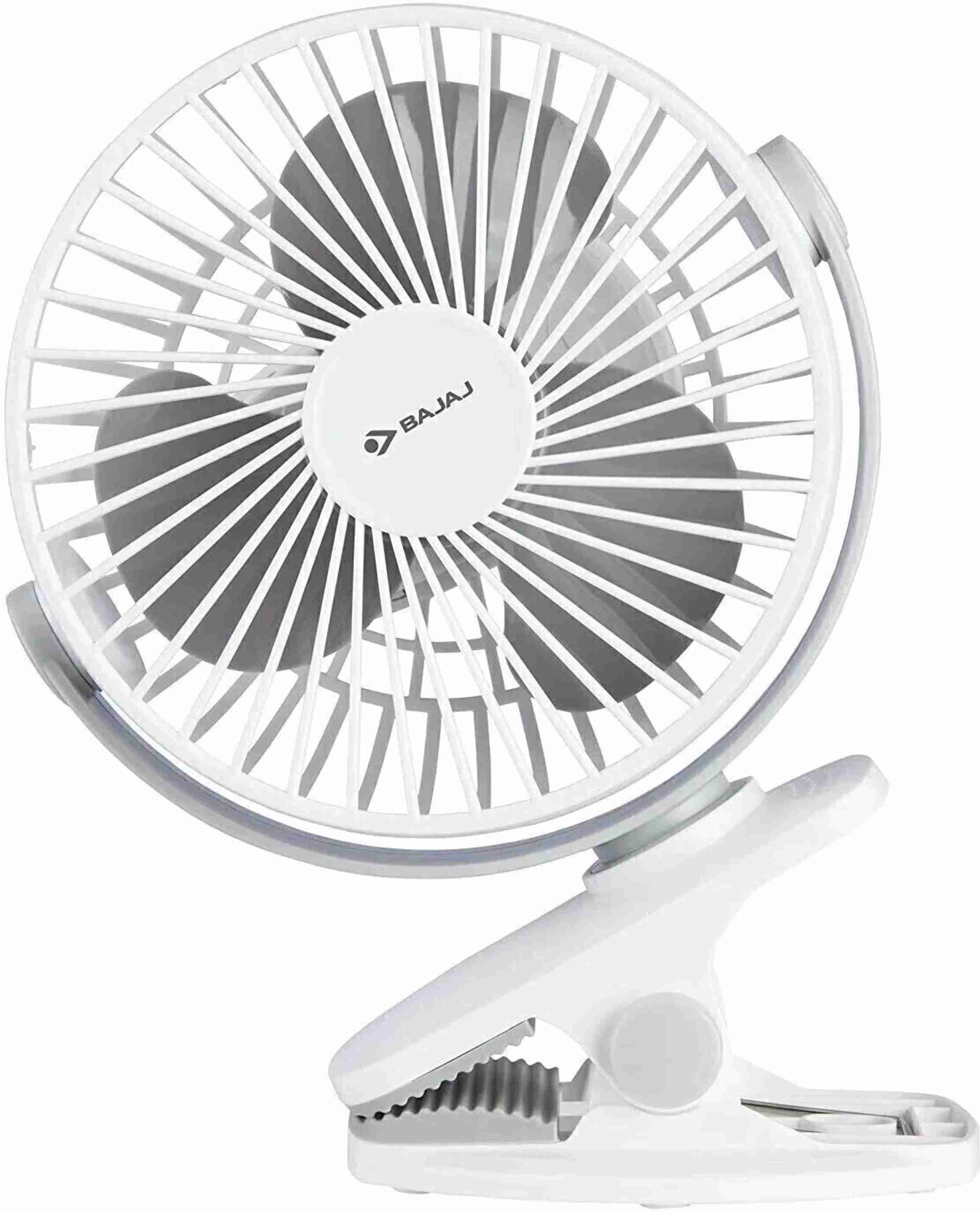 BAJAJ Pygmy Mini Personal Fan USB Rechargeable with 2 Year Warranty ...