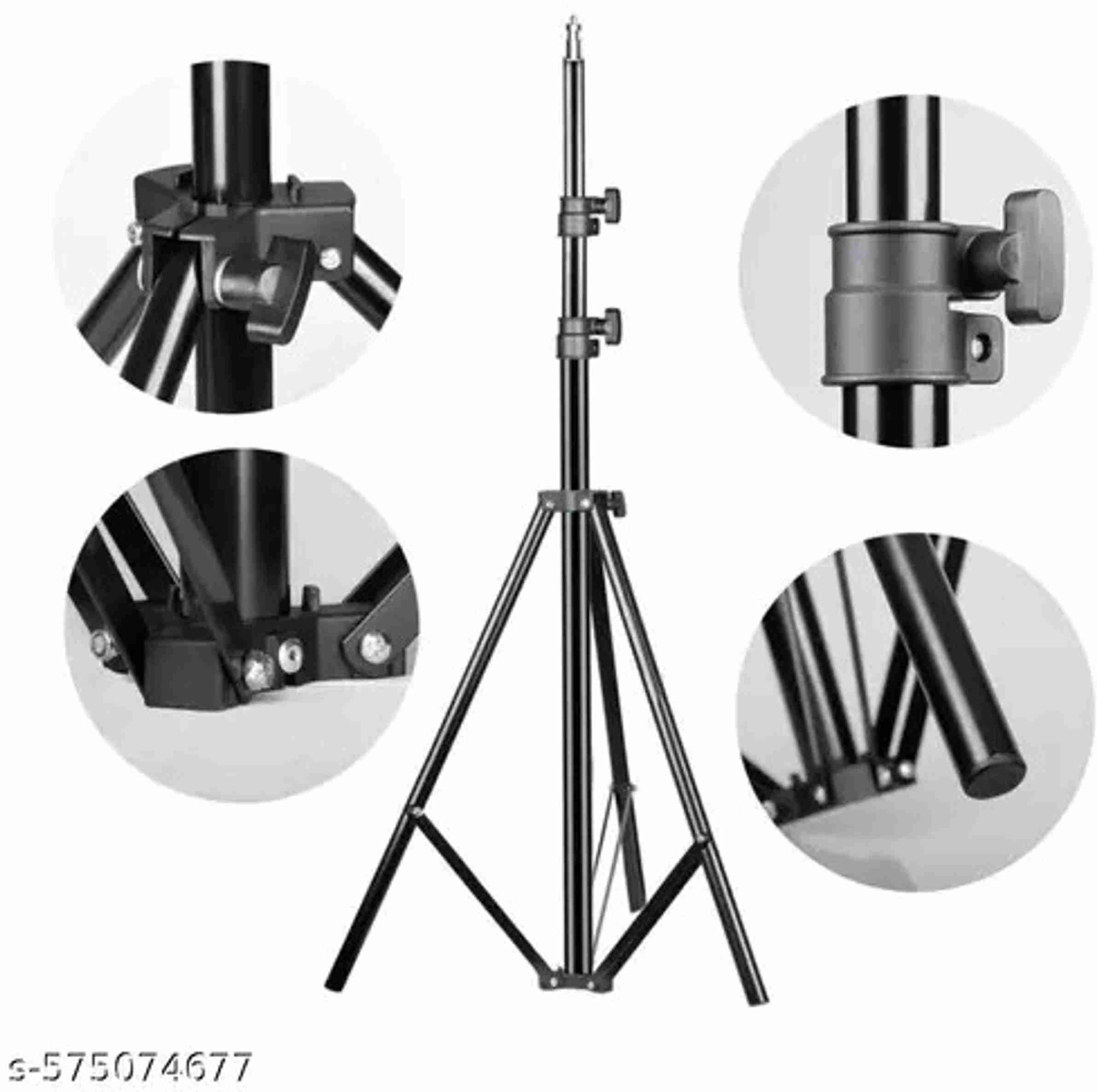 Protance Portable 7 Feet Tripod Stand, Rotating Ball Head Mobile Clip ...