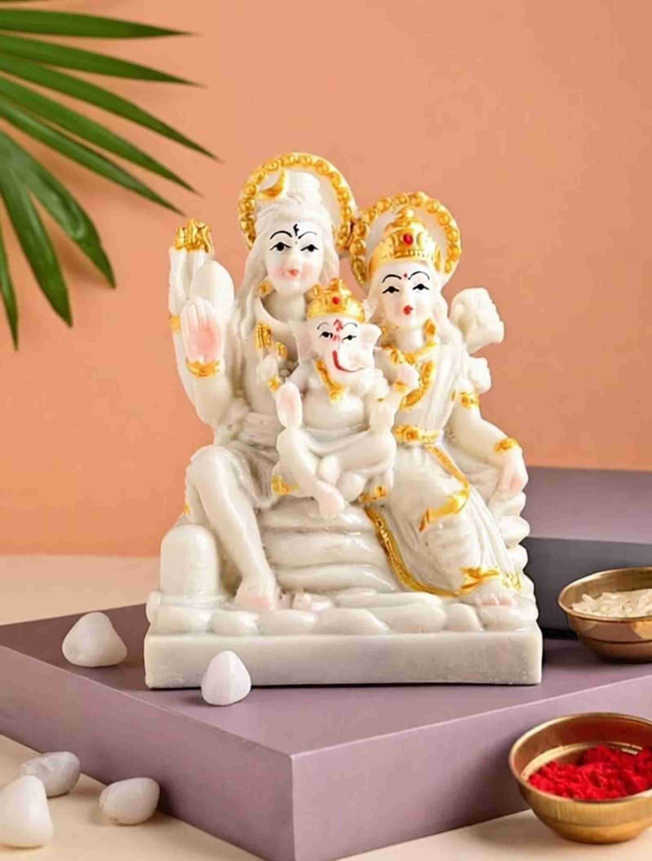 Floweraura Decorative Shiv Parivar God Idols Showpiece Figurine For ...