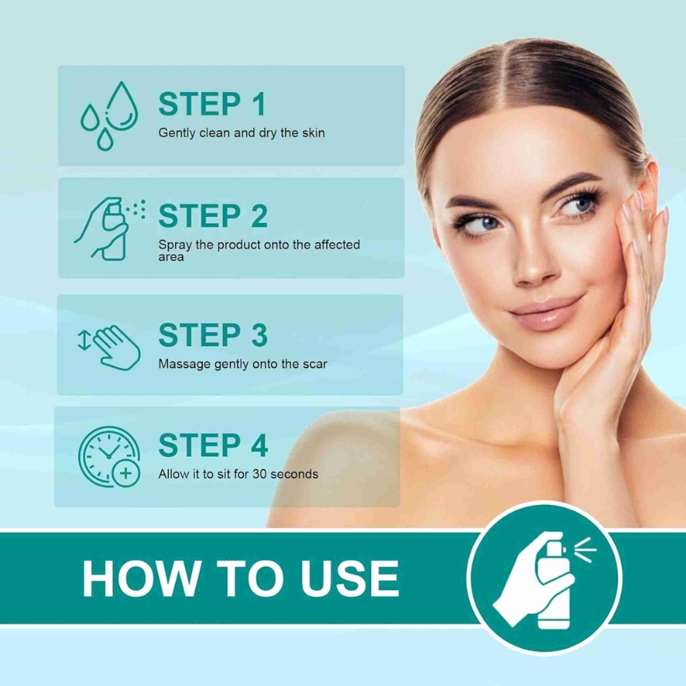 ACTIWOW Medical Grade Spray for Scar-Free Skin Confidence Pack of 3 ...