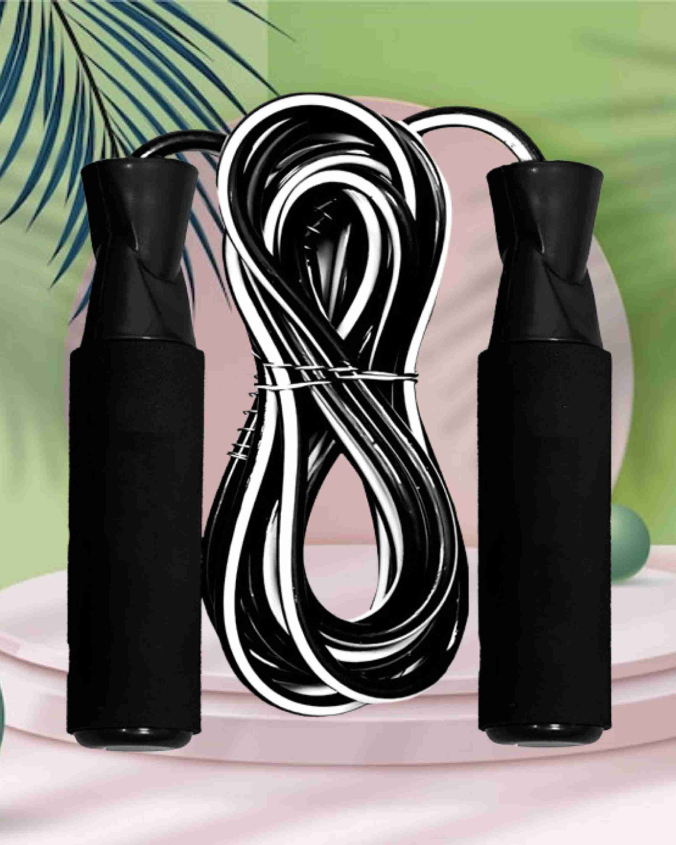 LIFTHUB skippingrope Freestyle Skipping Rope (Black, Length: 274 cm ...