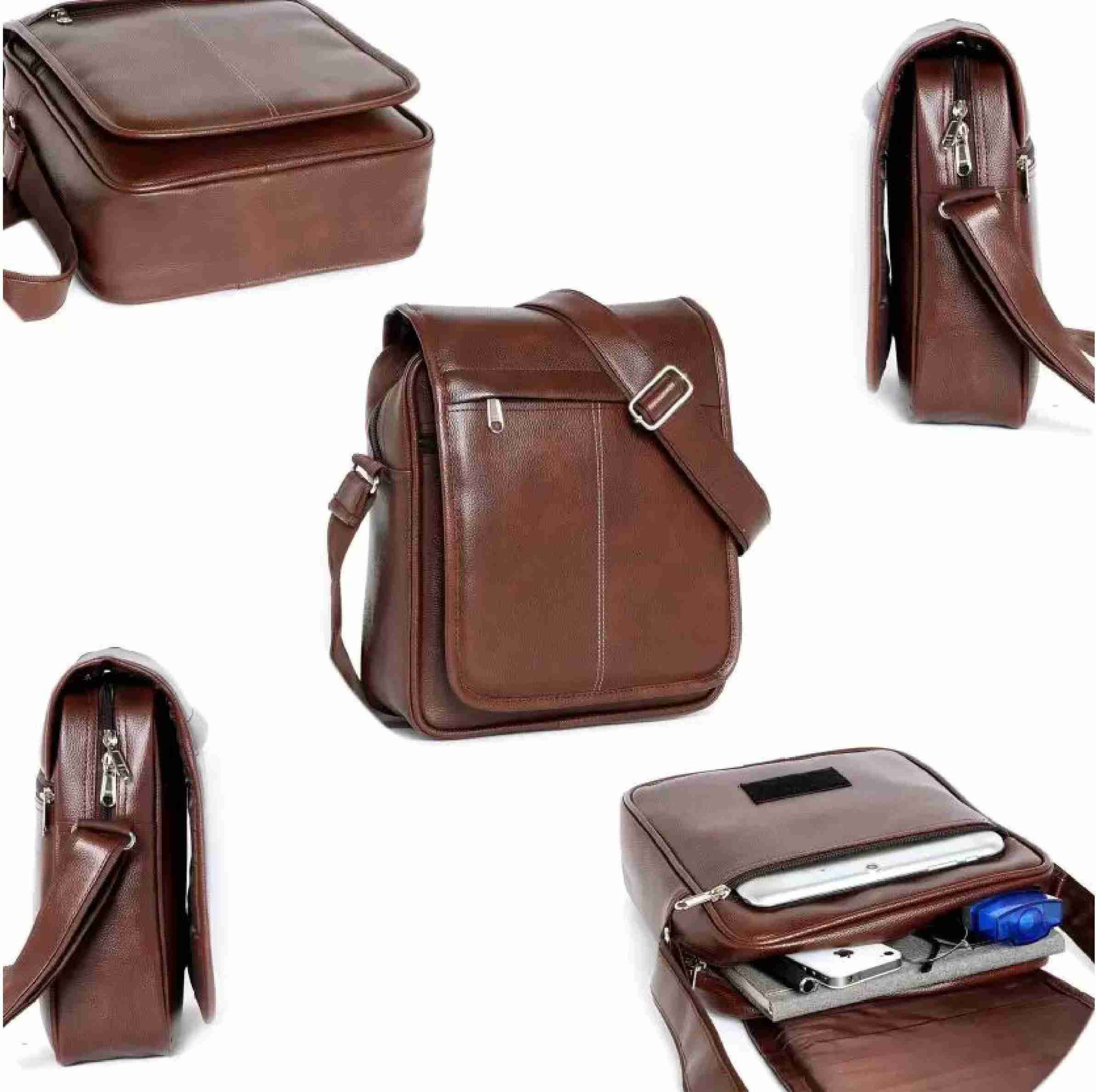 house of common Brown Sling Bag Men Sling Bag extra large Brown - Price ...