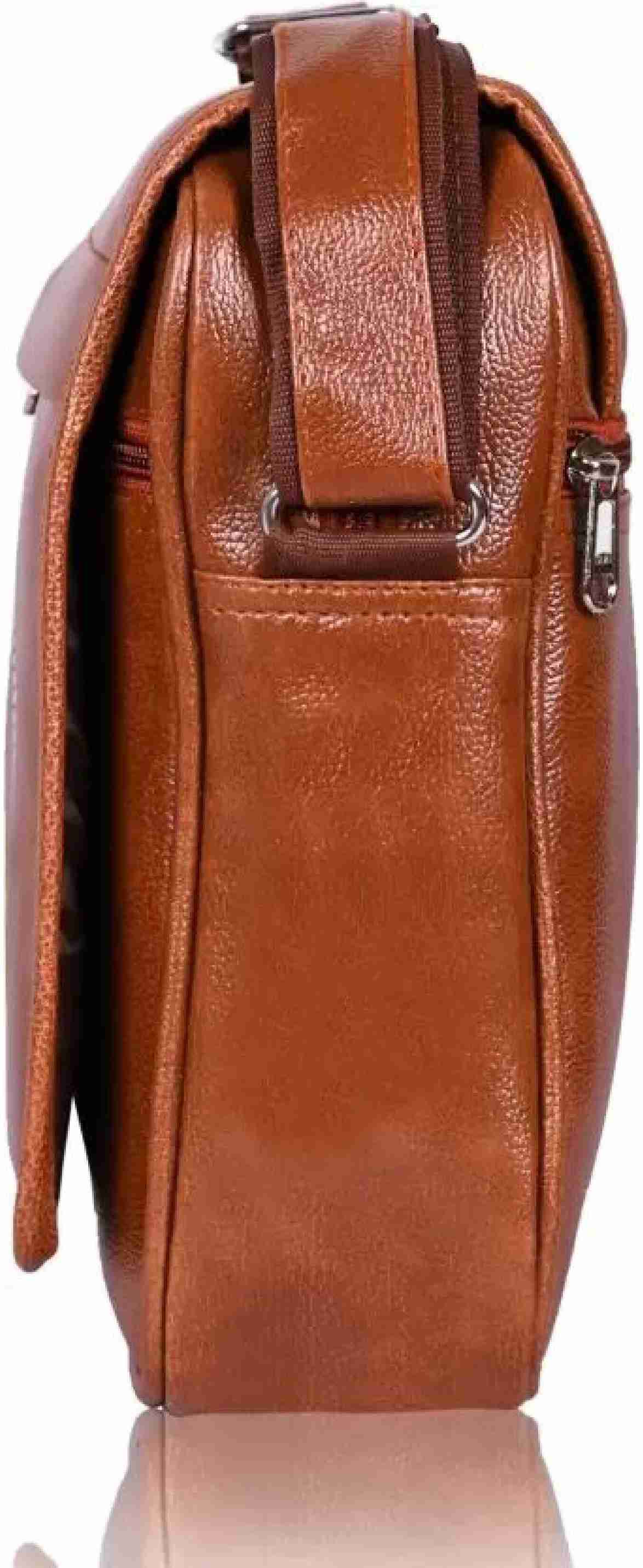 house of common Tan Sling Bag Men Sling Bag extra large TAN - Price in ...