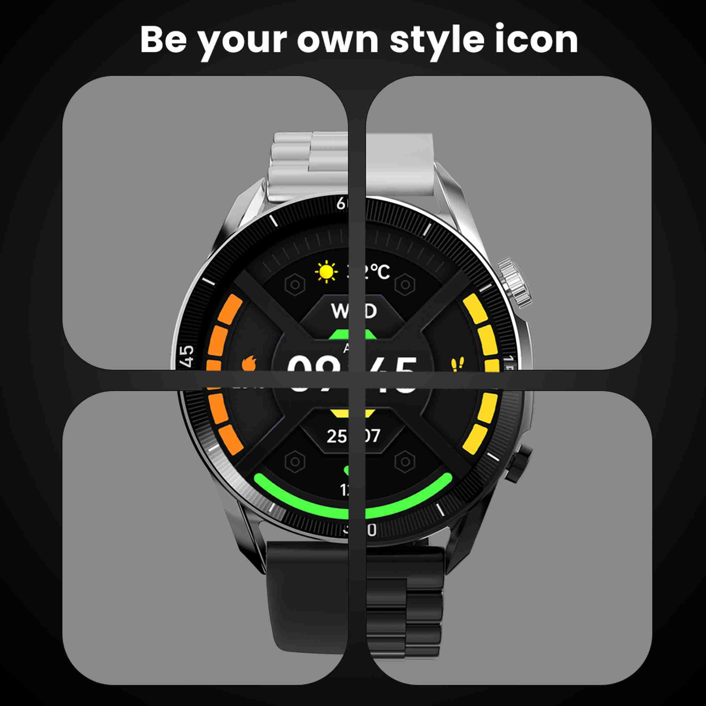 Fire-Boltt Legacy 36.3mm (1.43") AMOLED Display, Bluetooth Calling ...