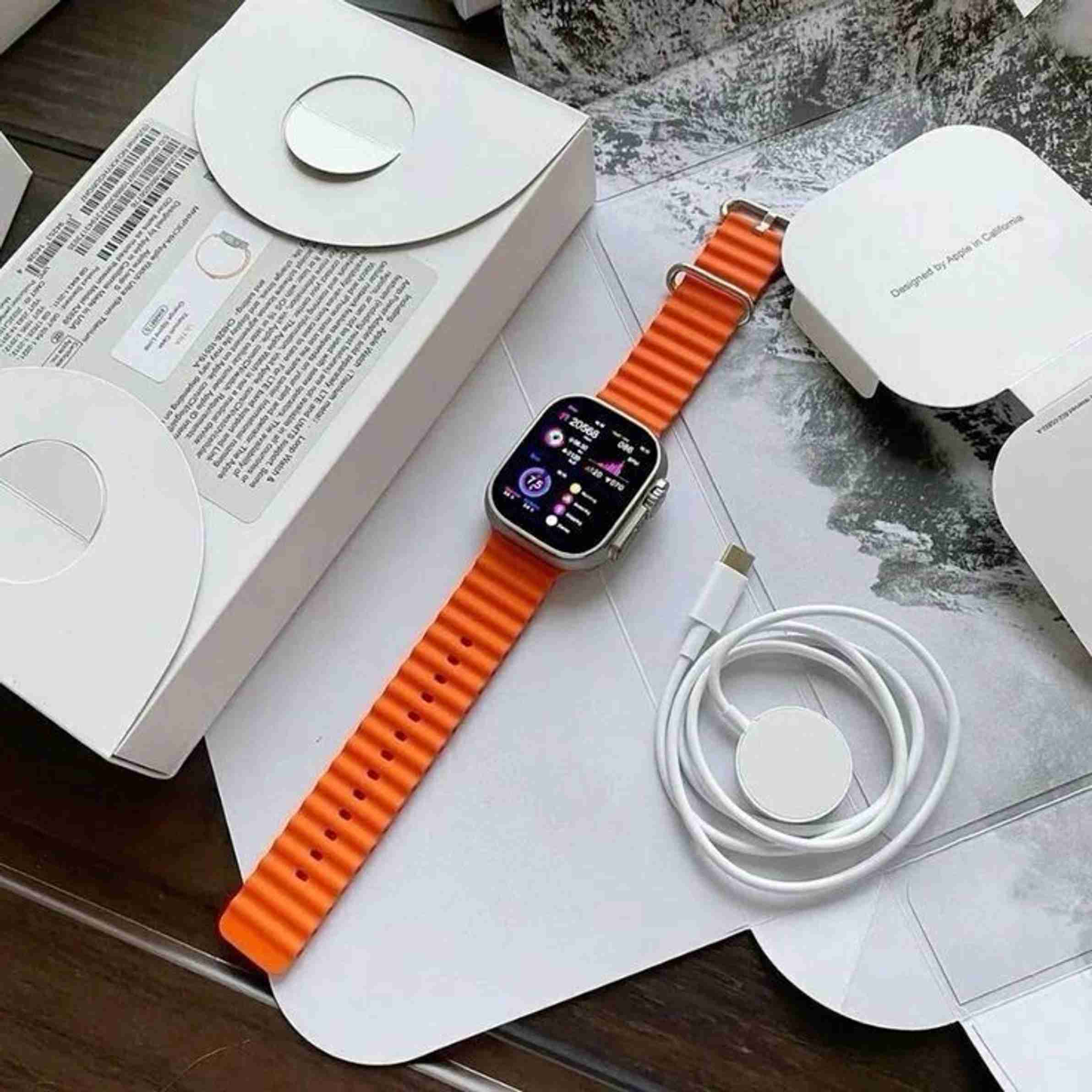 zdea t 10 ultra orange Smart Watch Display, Bluetooth Calling -150 ...