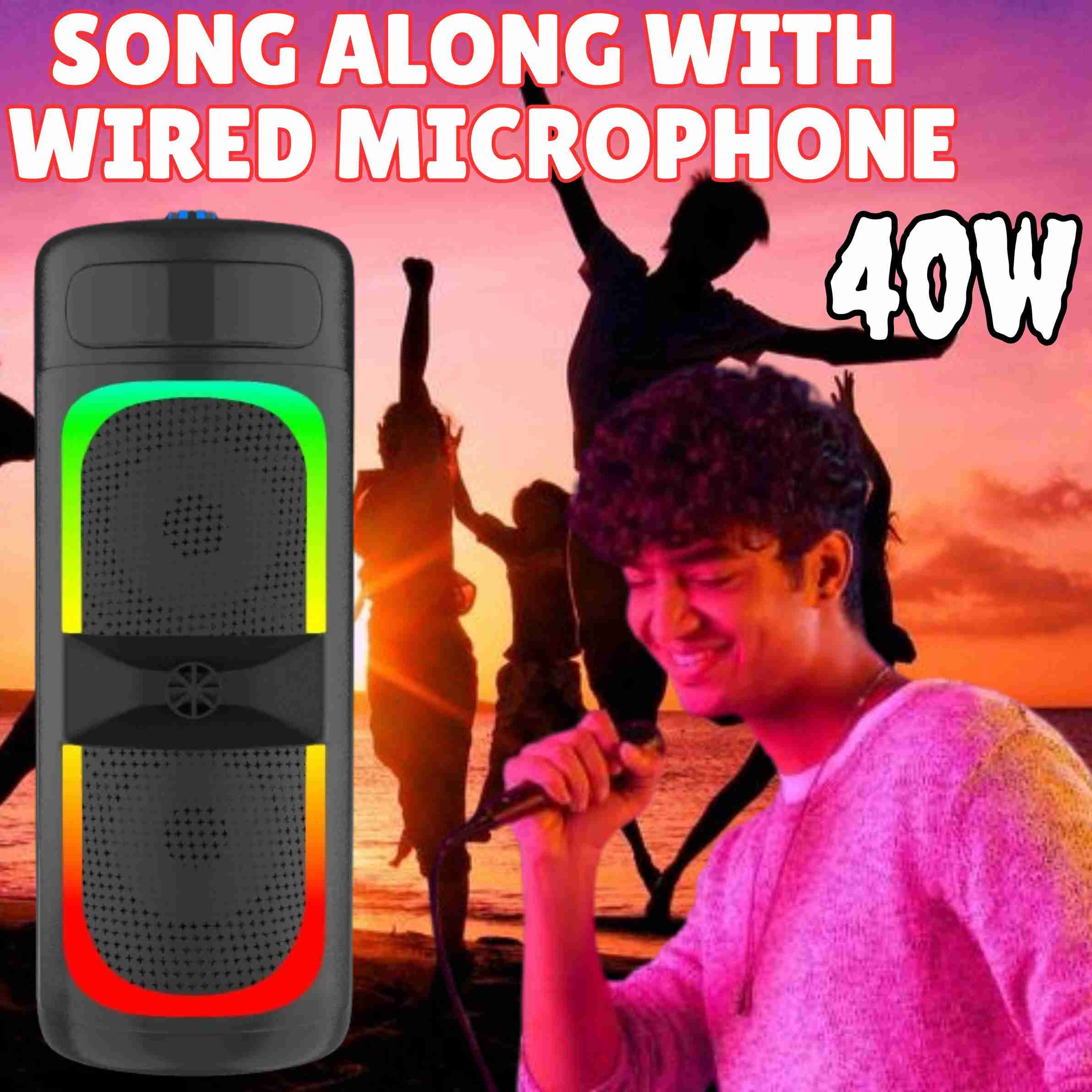 Buy YAROH London (WIRELESS BLUETOOTH PARTY SPEAKER)Dynamic Thunder ...