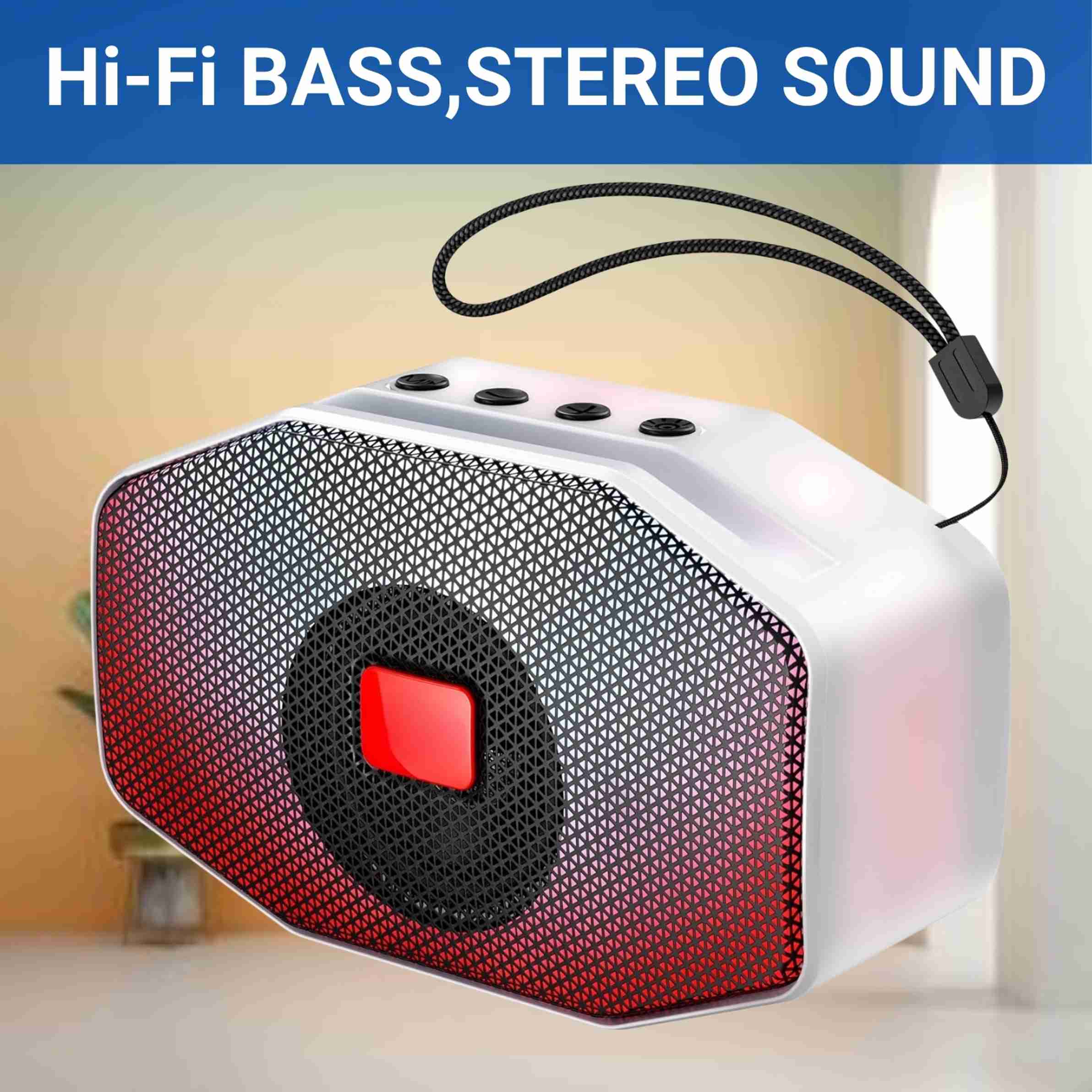 Buy SACRO S103 (PORTABLE BLUTOOTH DESKTOP SPEAKER) Deep Bass Sound with ...