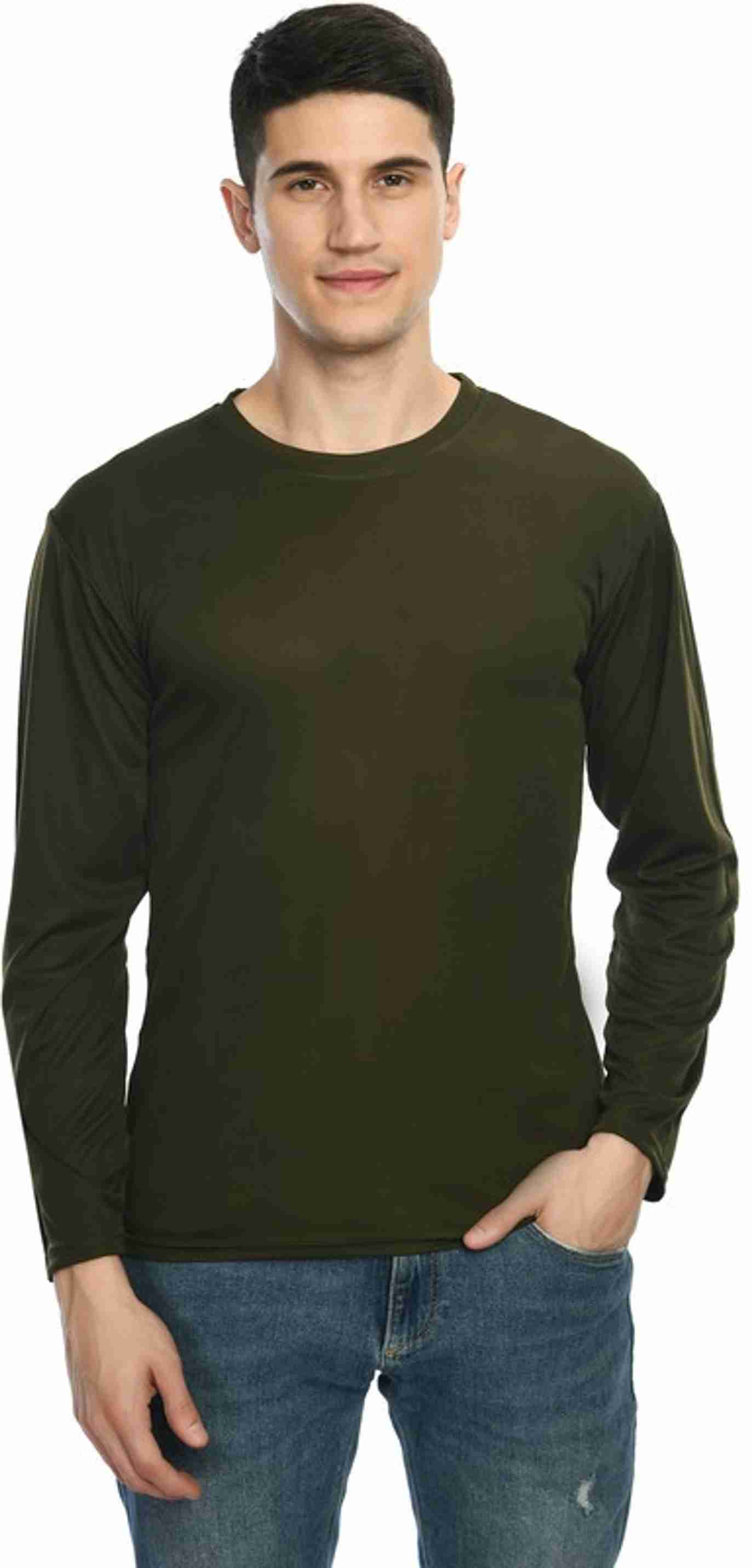 Dam Solid Men Round Neck Multicolor T-Shirt - Buy Dam Solid Men Round ...