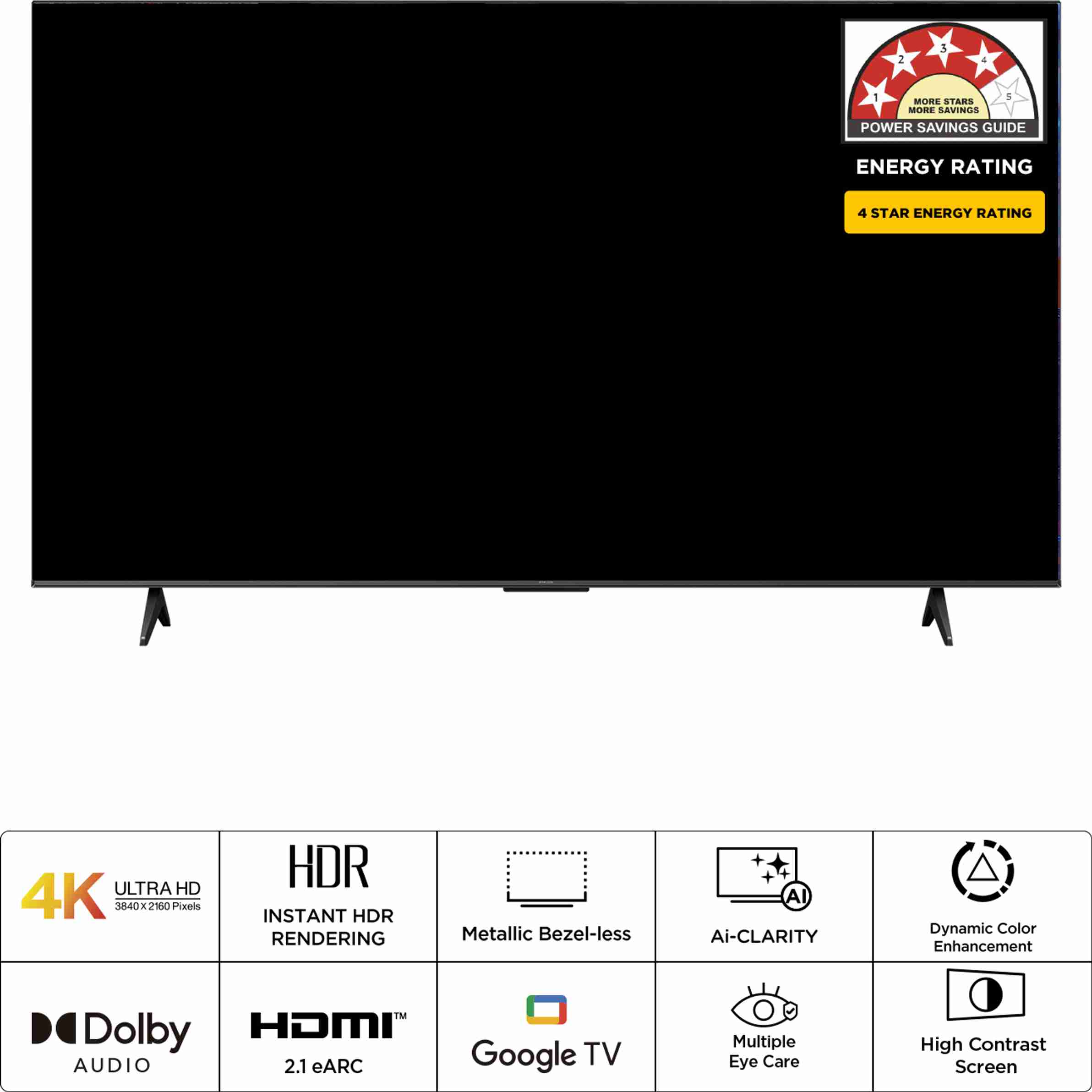 iFFALCON by TCL U64 126 cm (50 inch) Ultra HD (4K) LED Smart Google TV ...