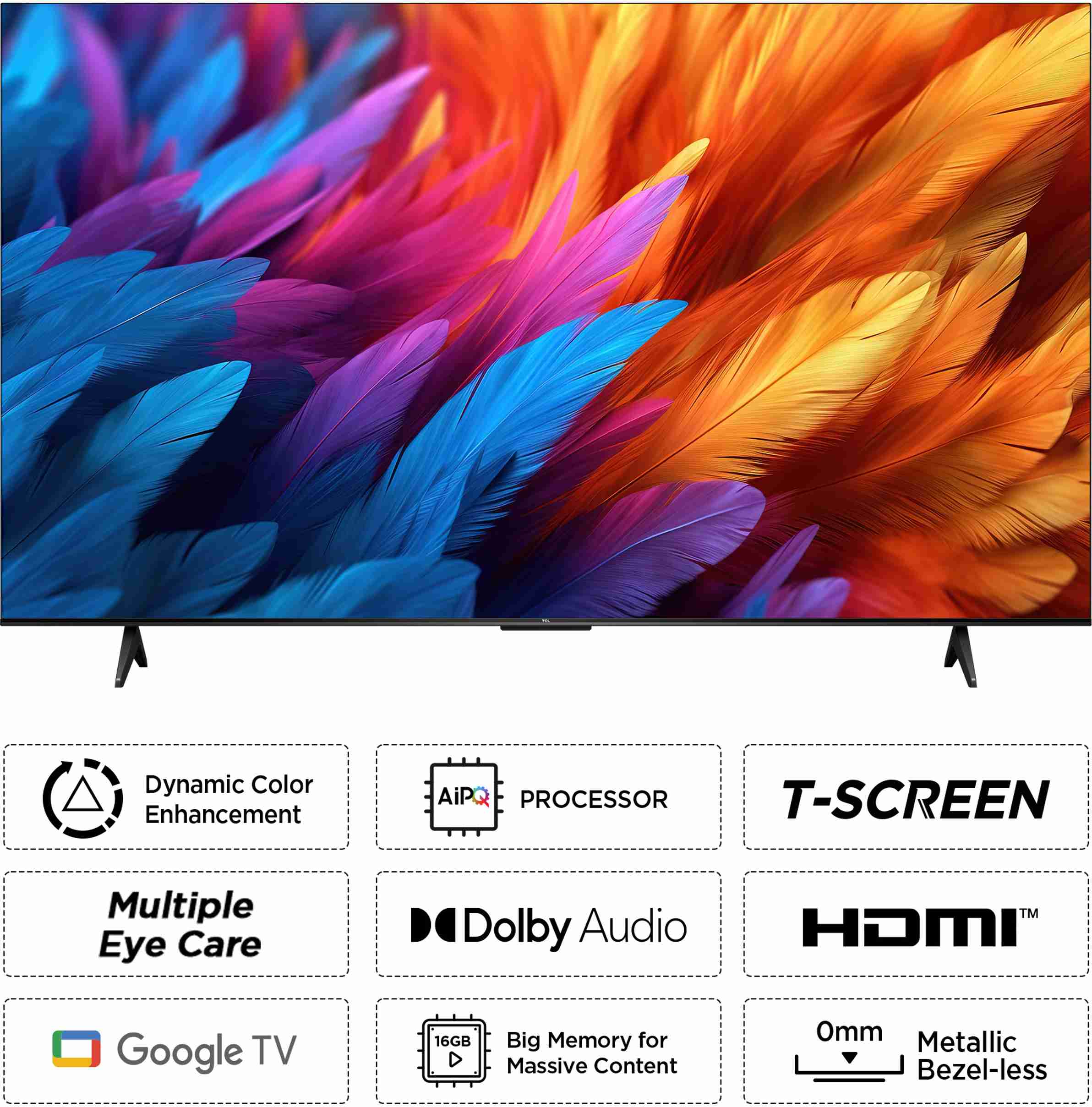 TCL V6B 189 cm (75 inch) Ultra HD (4K) LED Smart Google TV with 24W ...