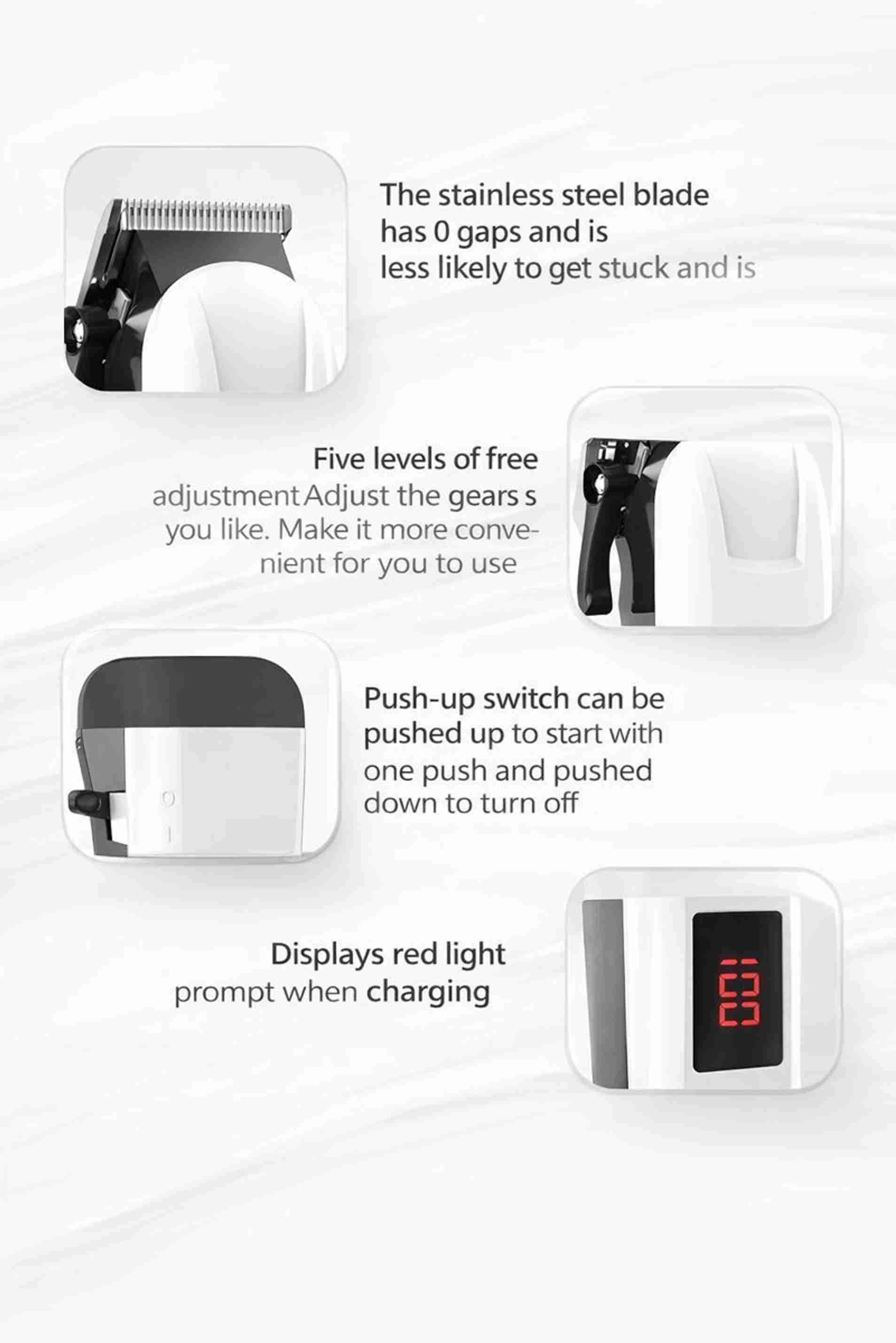 Ziddjeet X484 Rechargeable Beard Trimmer – Clean Cut Performance with ...