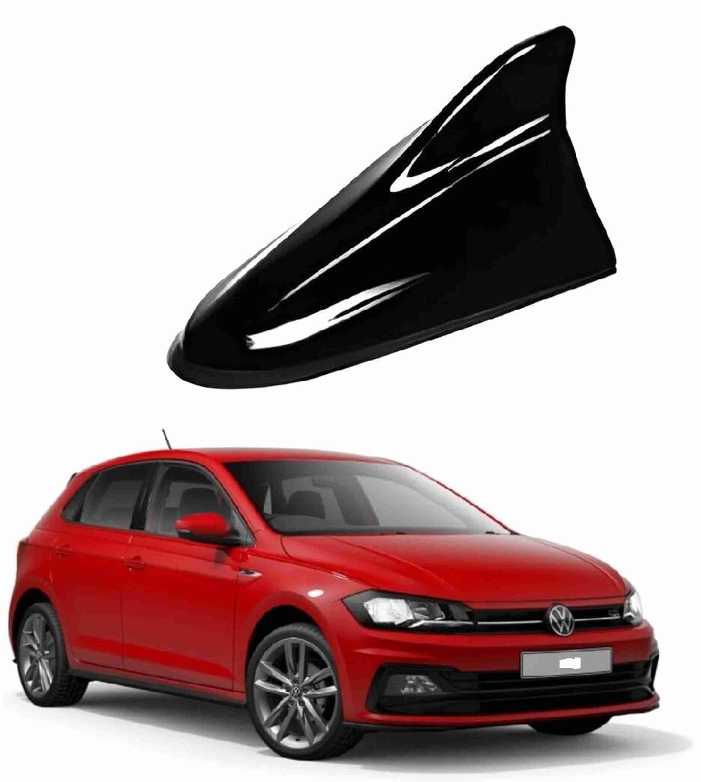 Mototrive CTYpeRBlackX1 Shark Fin Antenna for Cars, AM/FM Radio Signal ...
