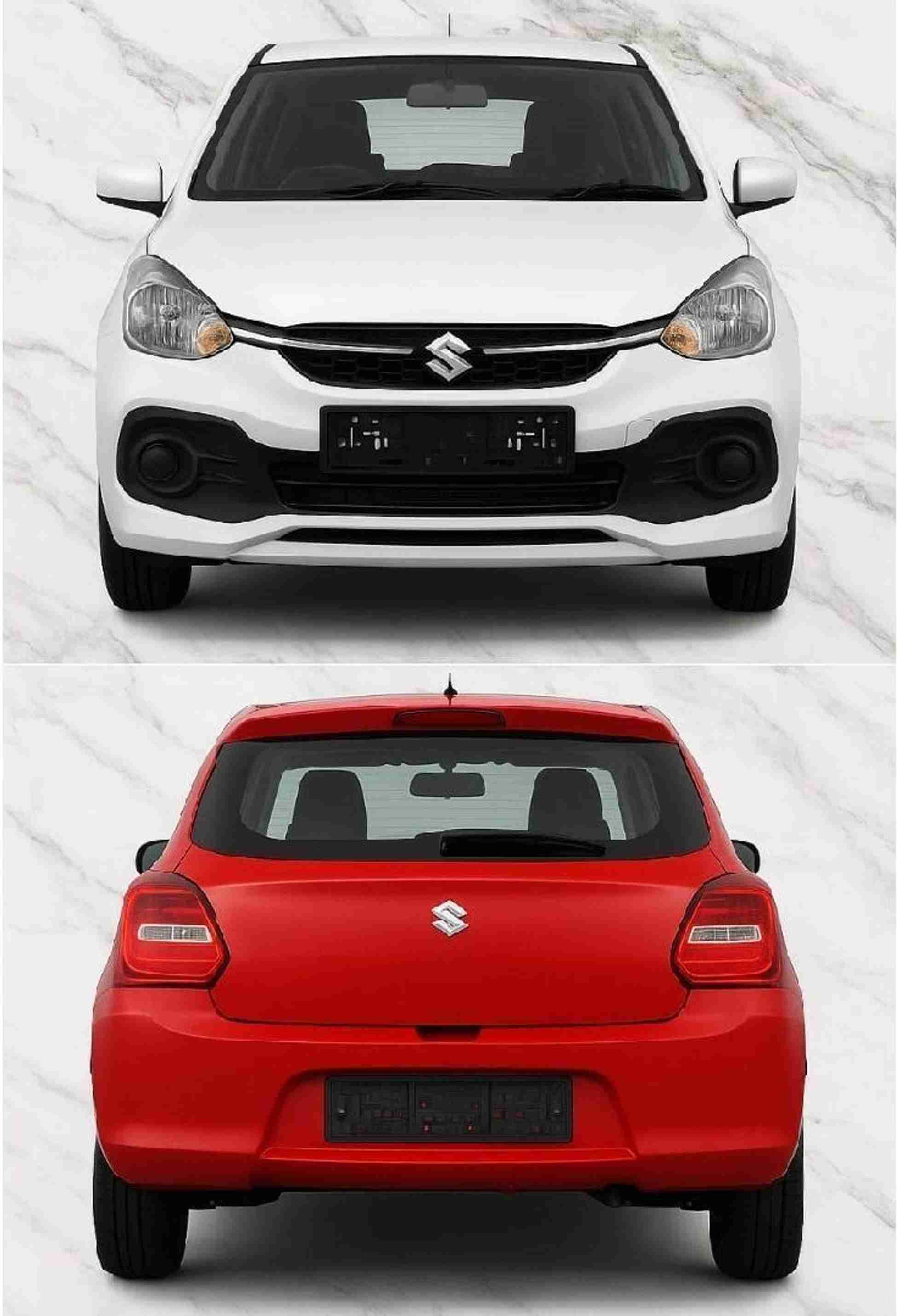 Care Zone Car Number Plate Frame Front & Rear License Plate Holder for ...