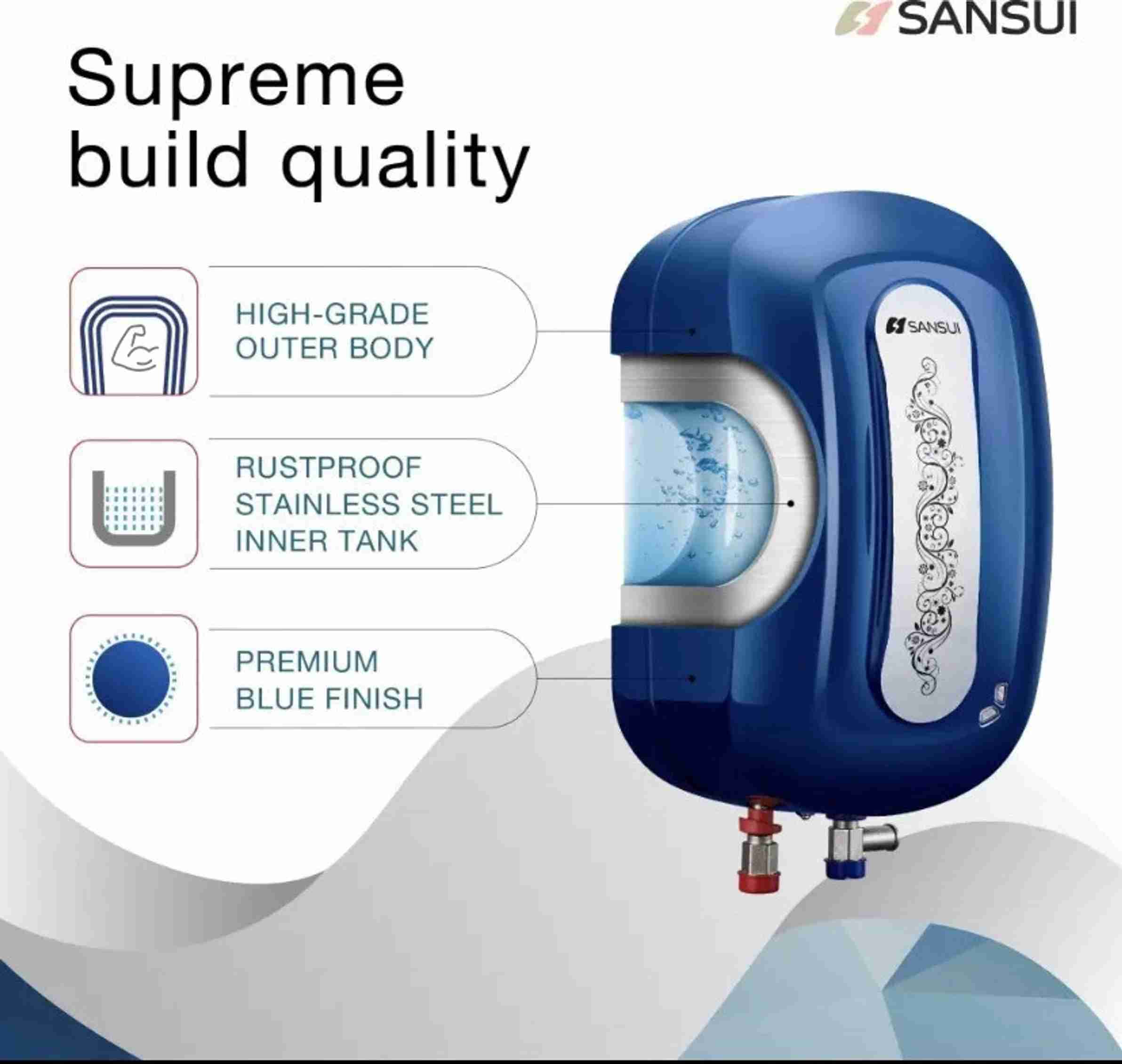 Sansui ALLURE 3 L Instant Water Geyser | High Grade SS Tank Price in ...