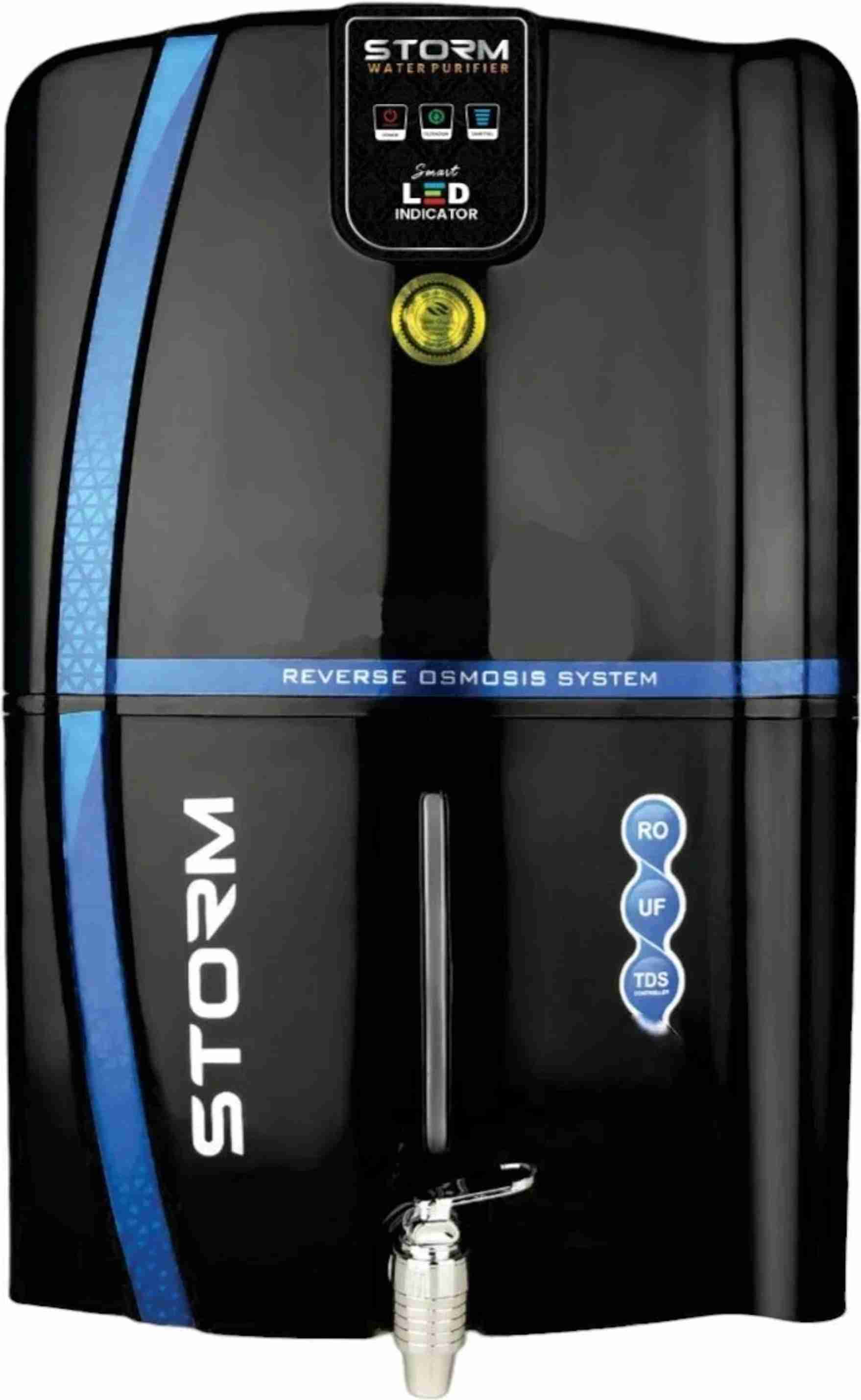 AQUA Storm LED INDICATOR 12 L RO + UV + UF + TDS Water Purifier - AQUA ...