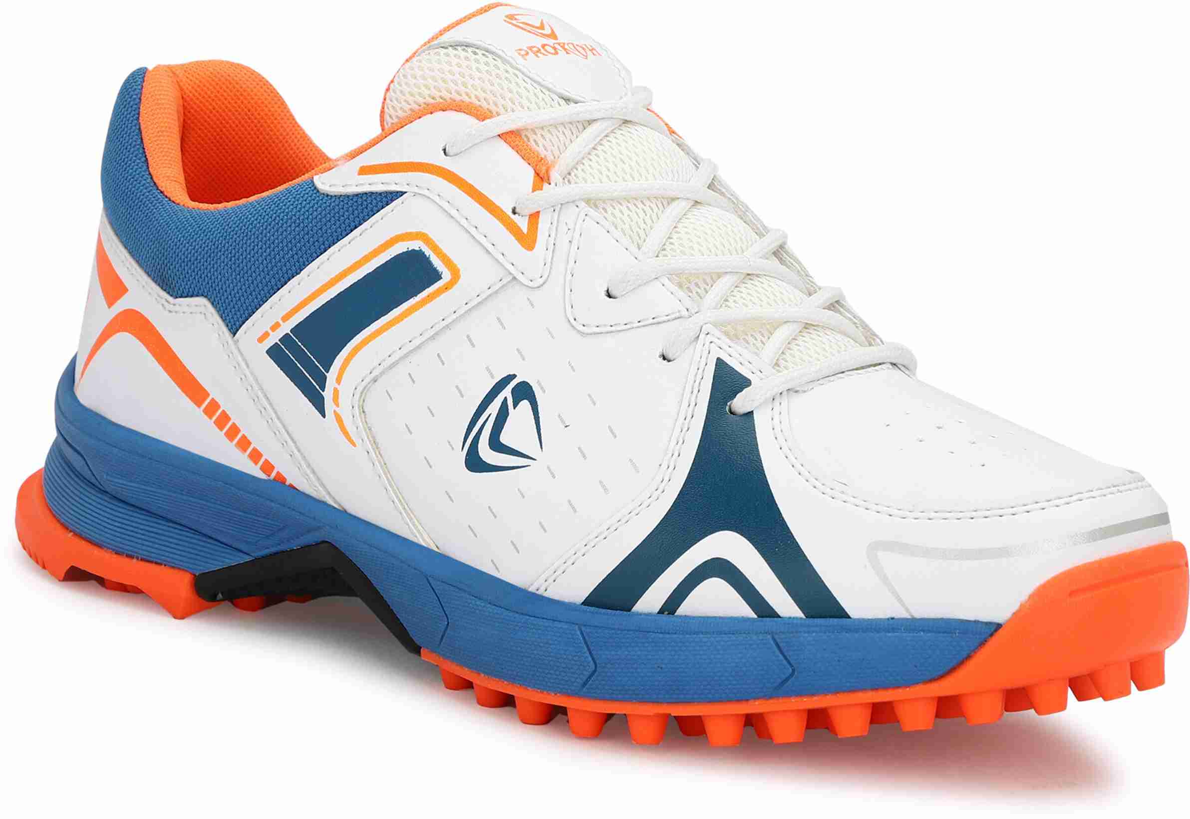 PRO KVH All-Rounder rubber spikes Cricket Shoes for Batting, Bowling ...
