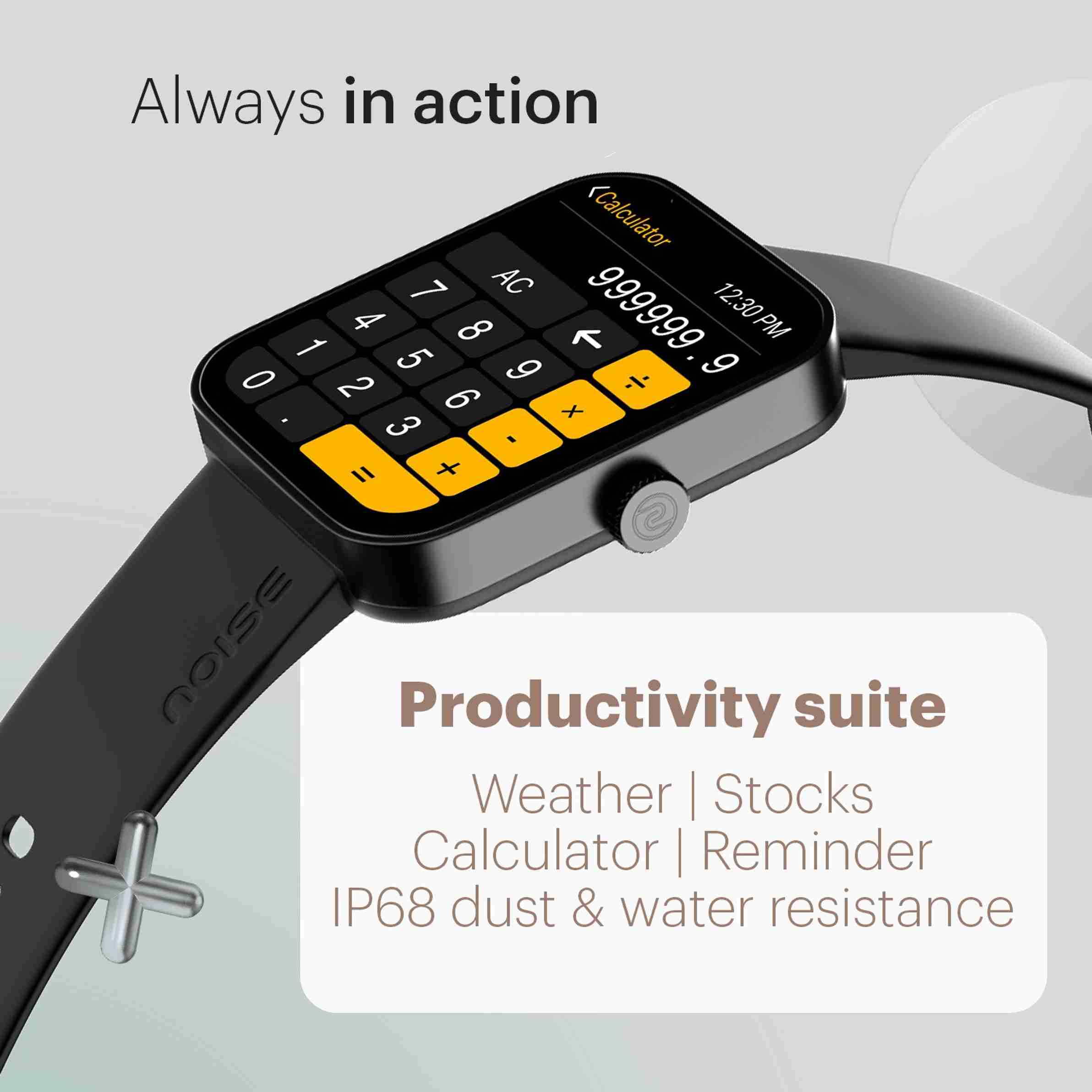 Noise Caliber 2 Buzz 1.85'' Display with Bluetooth Calling, Long ...