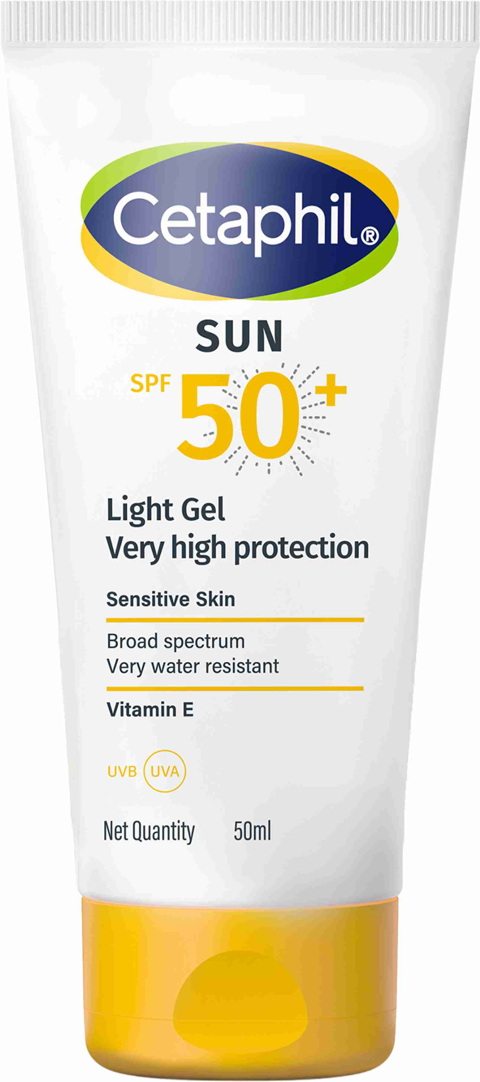 Cetaphil Sunscreen - SPF 50 PA+ Sun SPF 50 Very High Protection Light ...