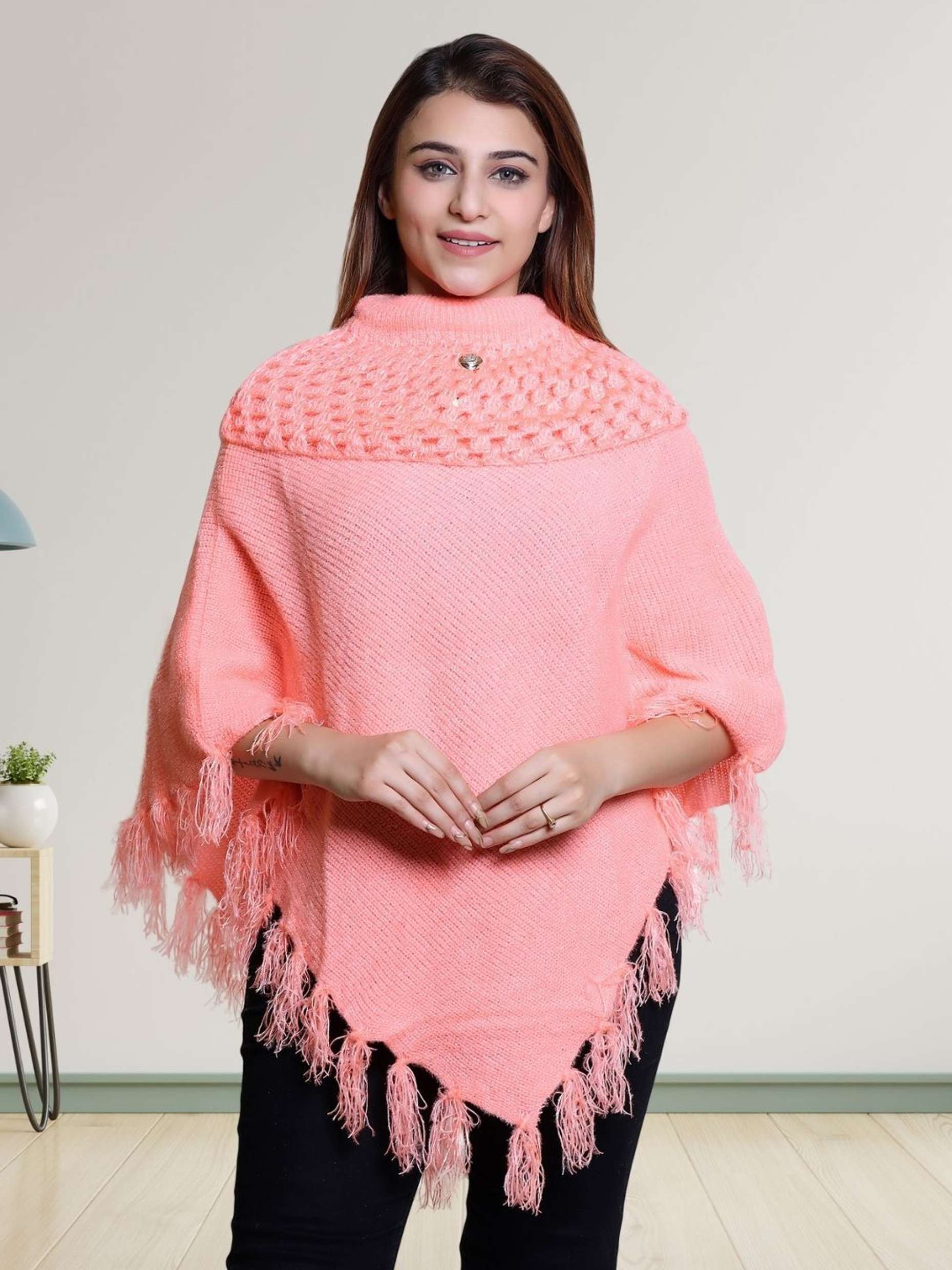 Women Ponchos - Shop Ladies Ponchos Online in India | Shopsy