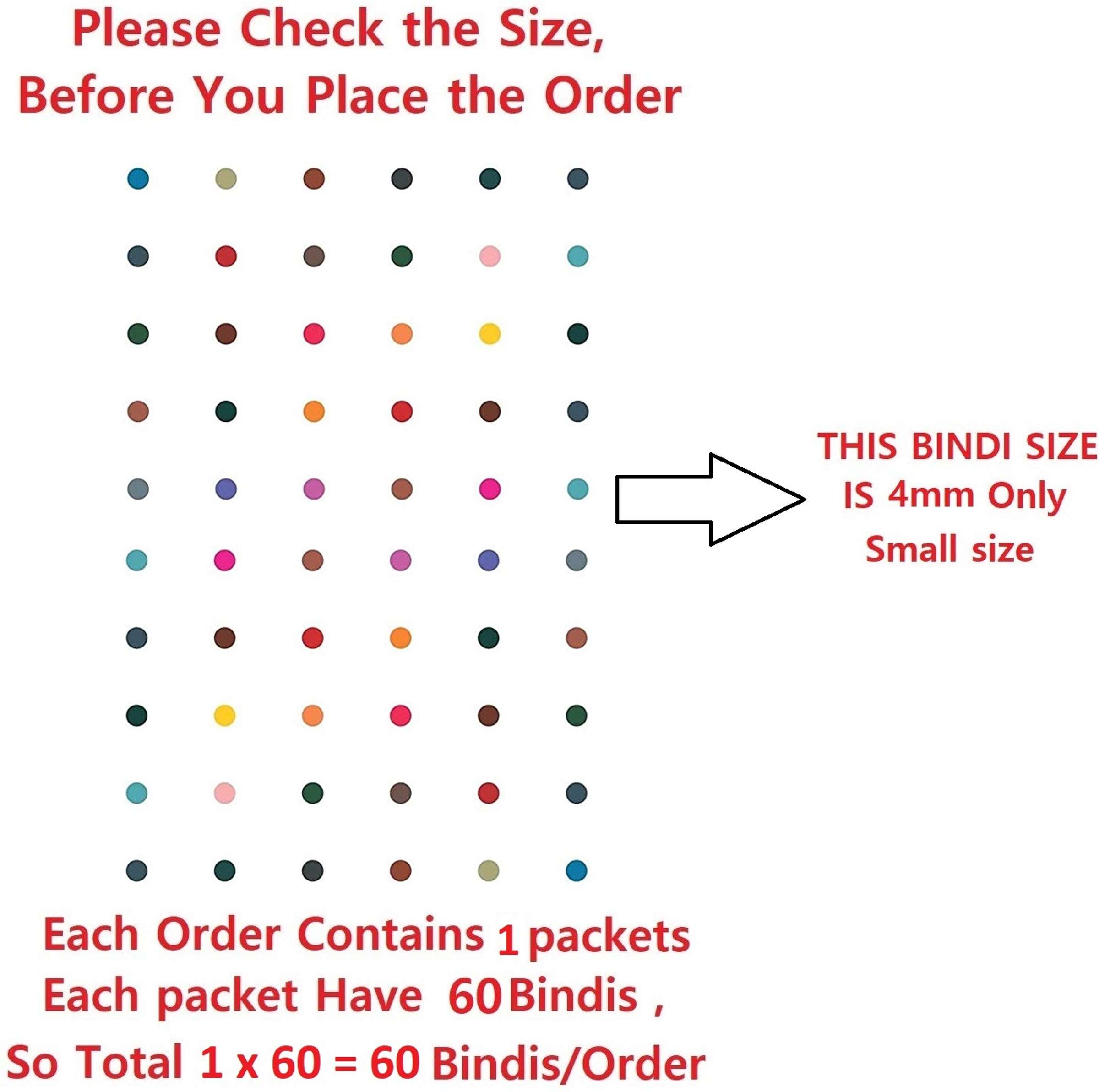 Bindi - Buy Multi Colour Bindi for Women Online | Shopsy
